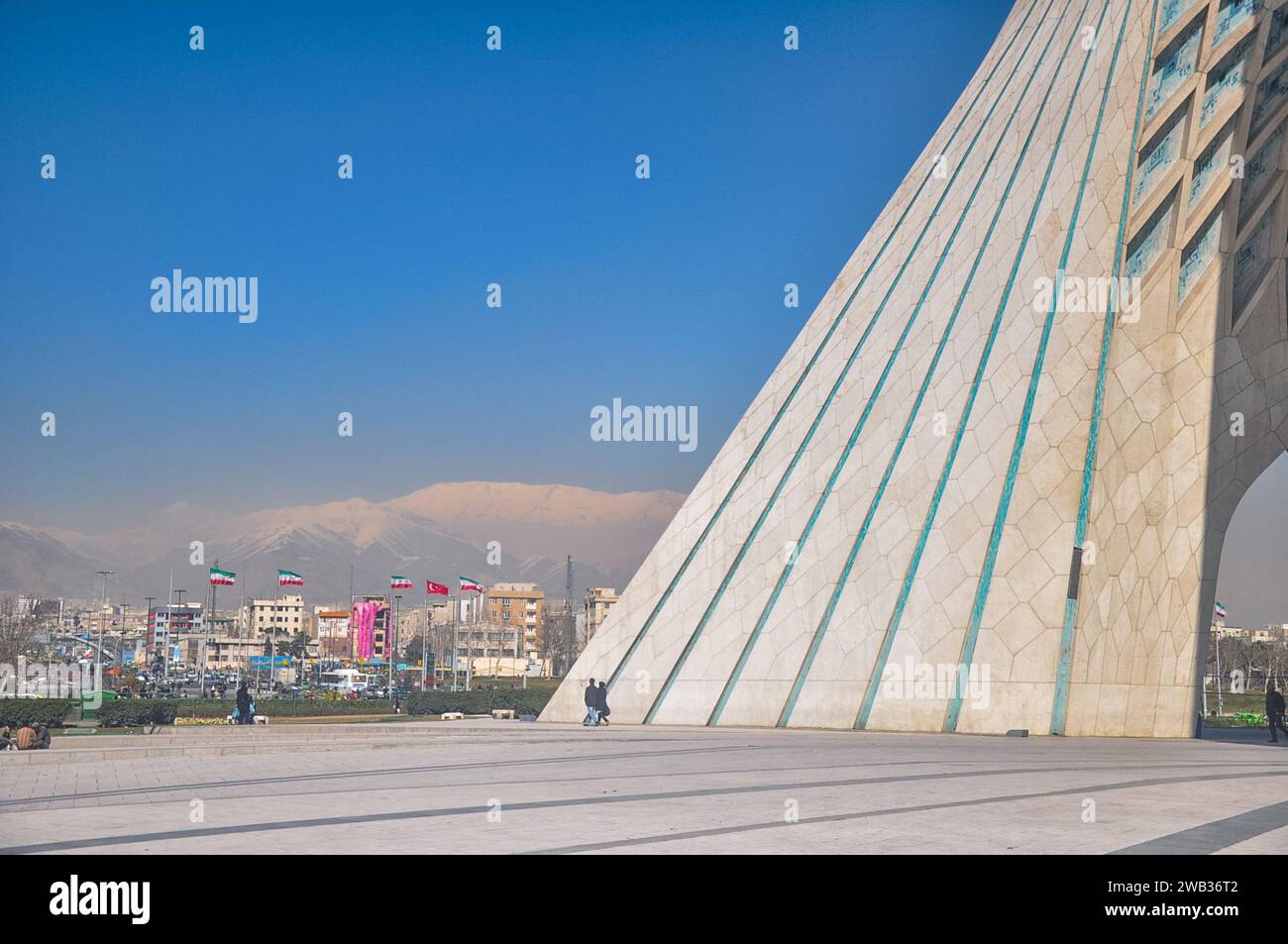 Azadi Tower (Borj-e Azadi), aka Shahyad Tower, Tehran, Iran. Built in ...