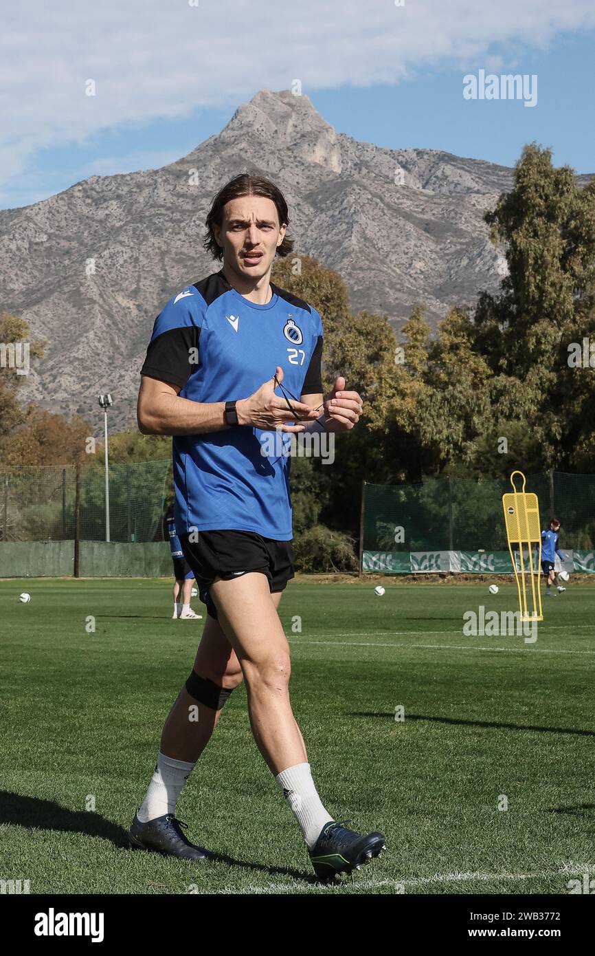Marbella, Spain. 08th Jan, 2024. Club's Casper Nielsen pictured during ...