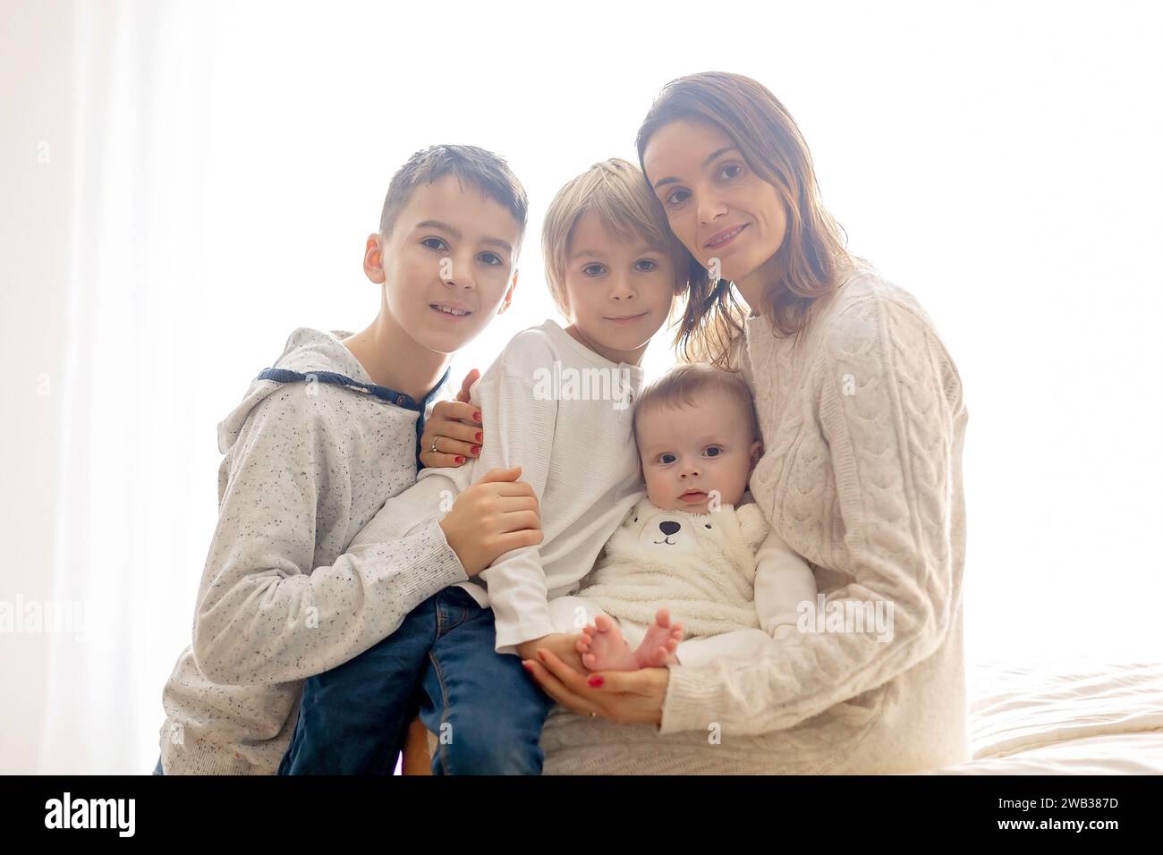 Adorable baby older brother hi-res stock photography and images - Alamy