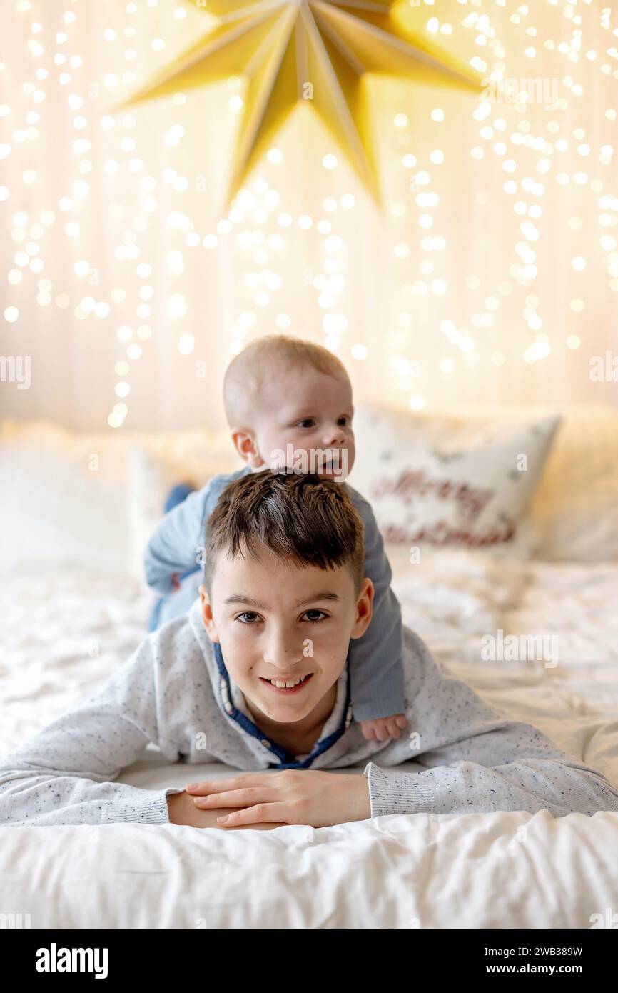 Adorable baby older brother hi-res stock photography and images - Alamy
