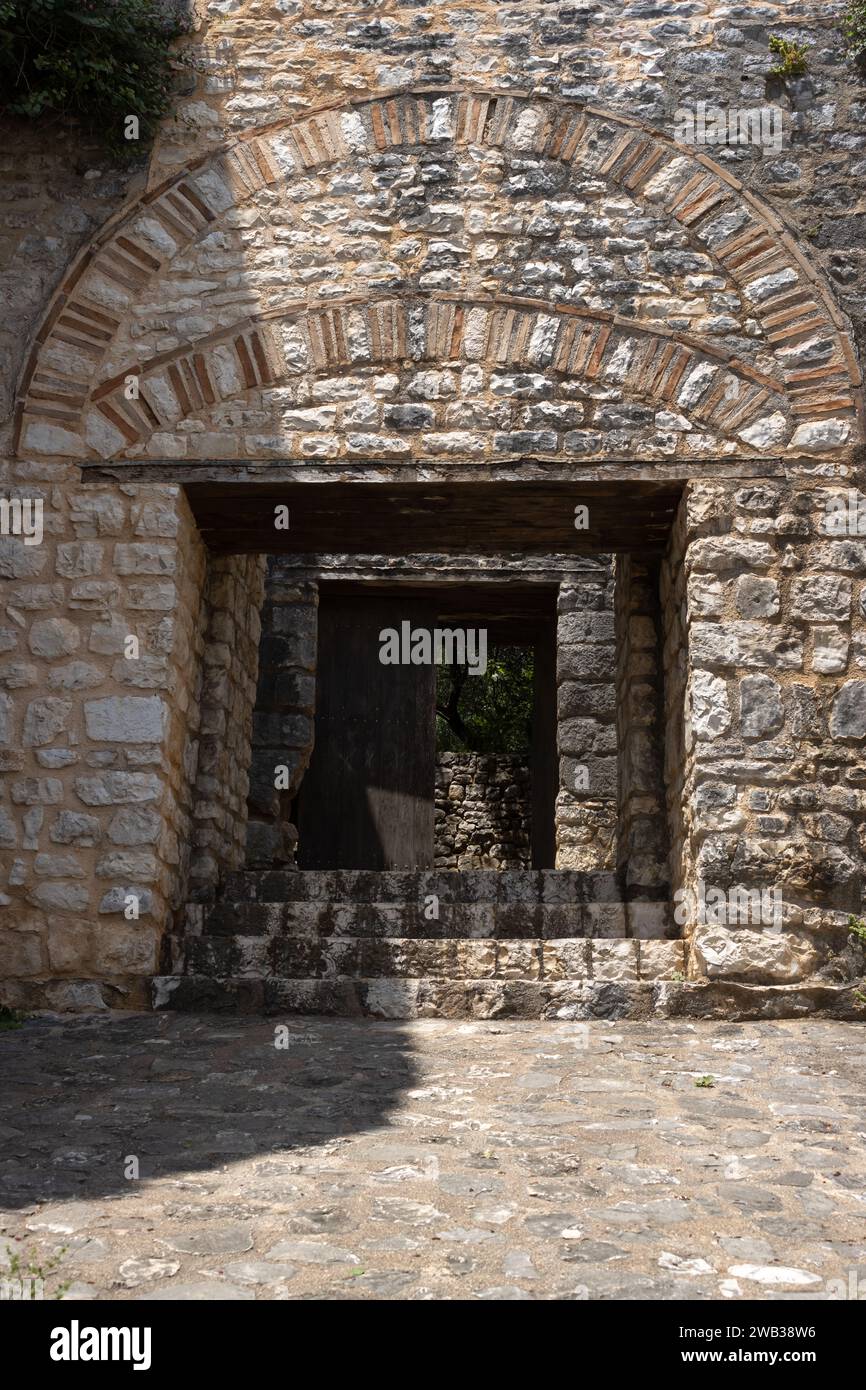 Ruin of the historical Kassiopi Castle is considered one of the most ...