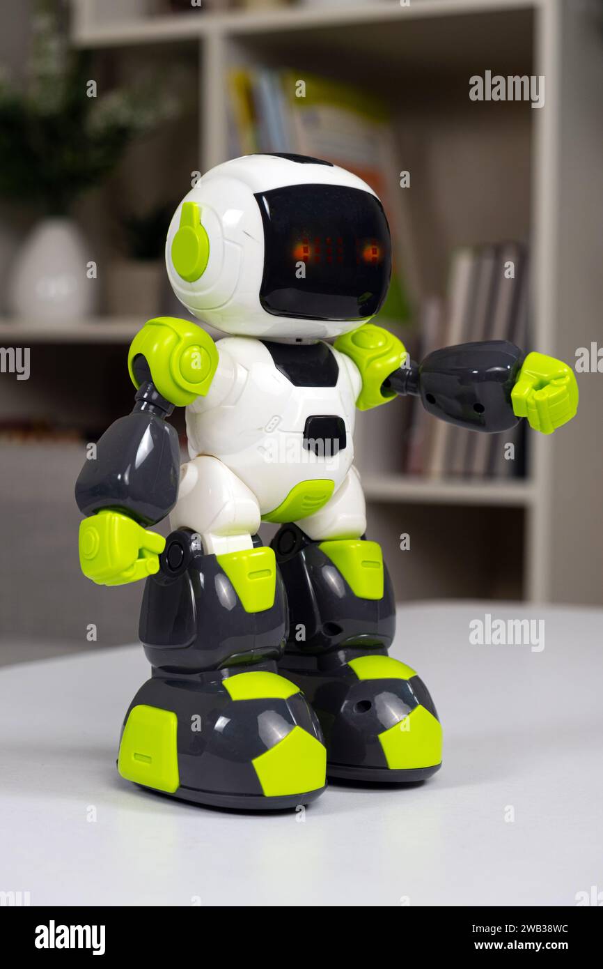 Robot is an electric toy for kids. Children's educational modern toys ...