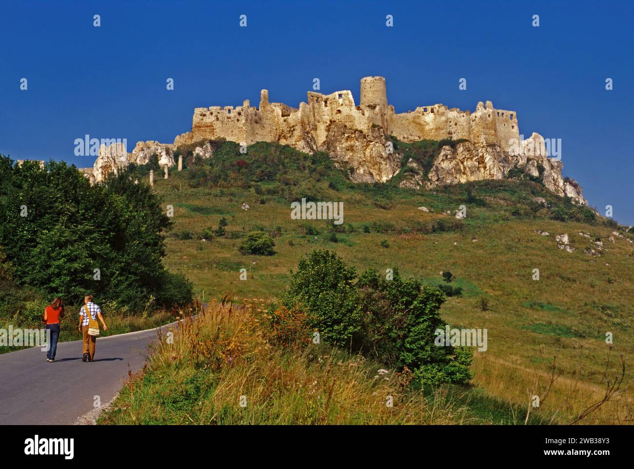 Spis Castle (Spissky hrad, Zipser Burg) near Spisske Podhradie, Spis ...
