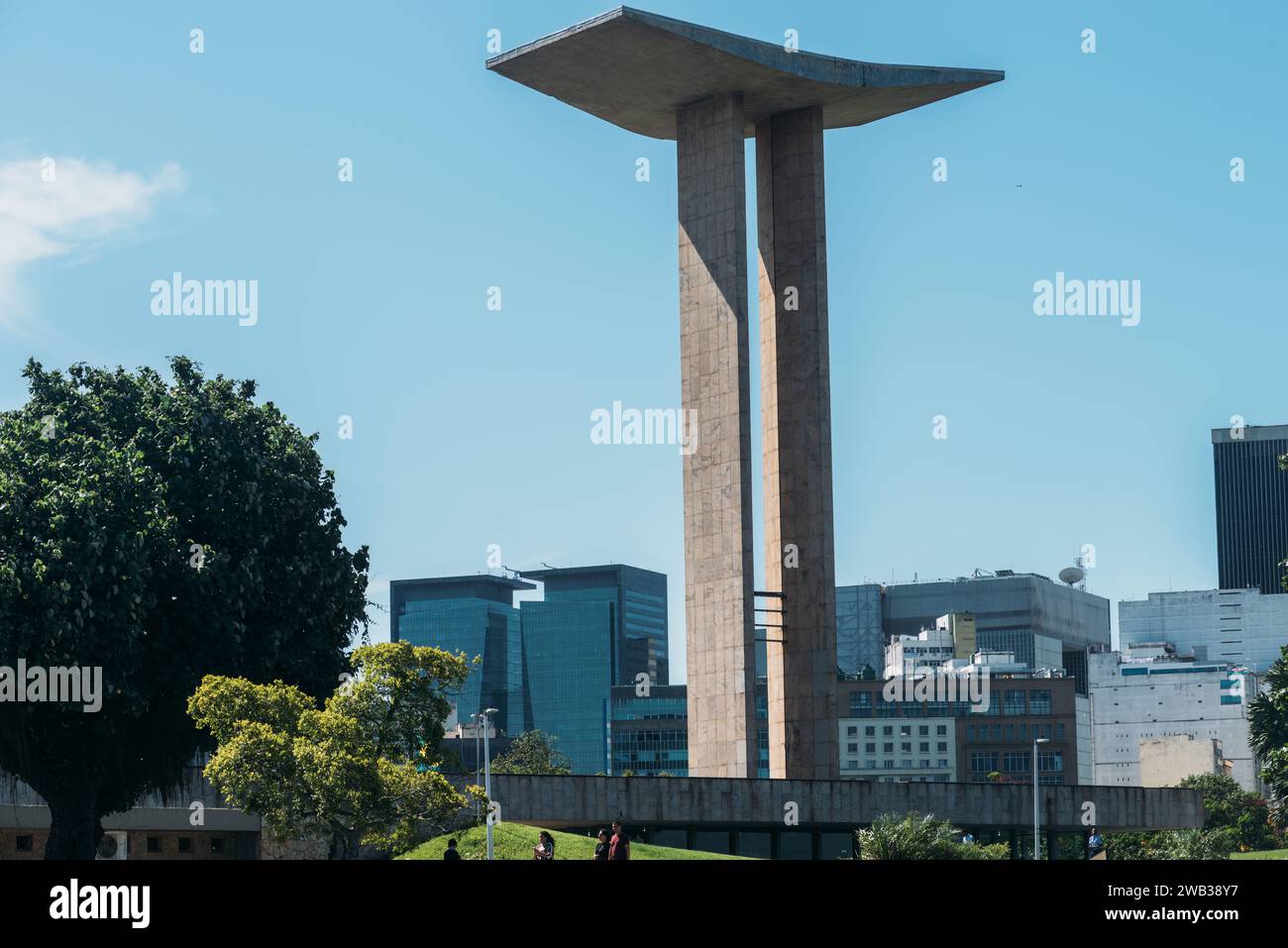 Rio de Janeiro, Brazil - January 7, 2024: Monument in honor of soldiers ...