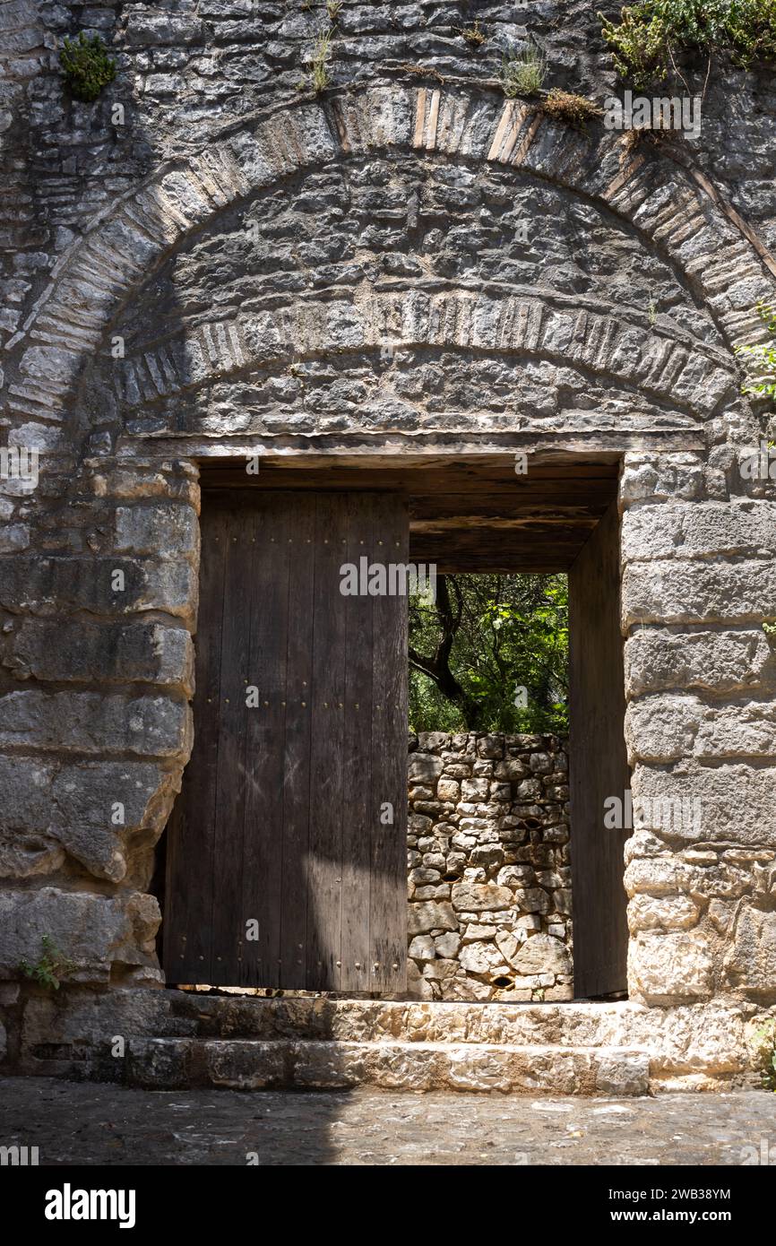 Ruin of the historical Kassiopi Castle is considered one of the most ...