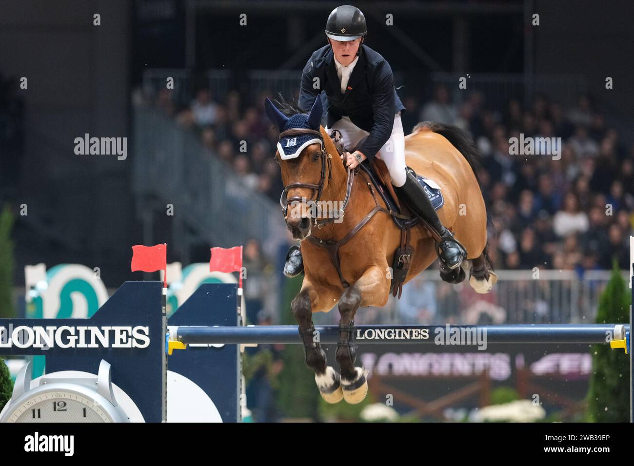 Harry Charles in action during the CSI5* - W Longines FEI World Cup ...