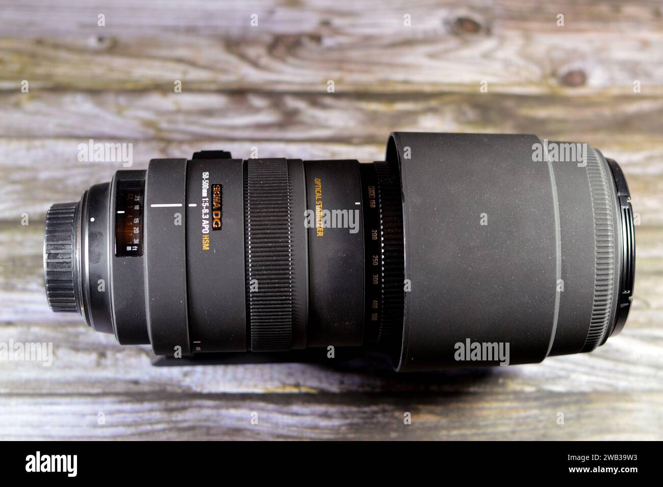 Cairo, Egypt, January 6 2024: The Sigma APO 150-500mm F5-6.3 DG OS HSM ...