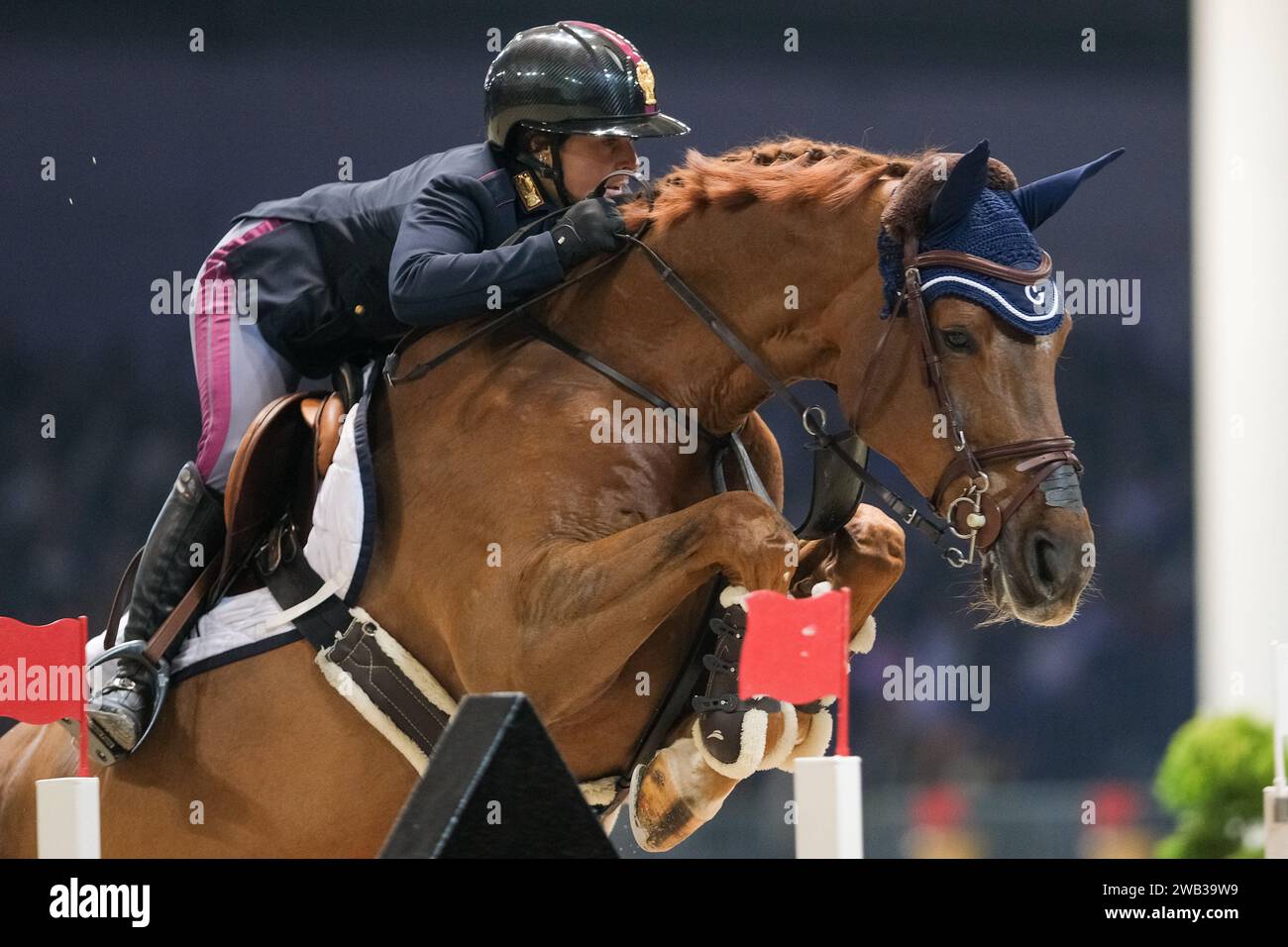Francesca Ciriesi in action during the CSI5* - W Longines FEI World Cup ...