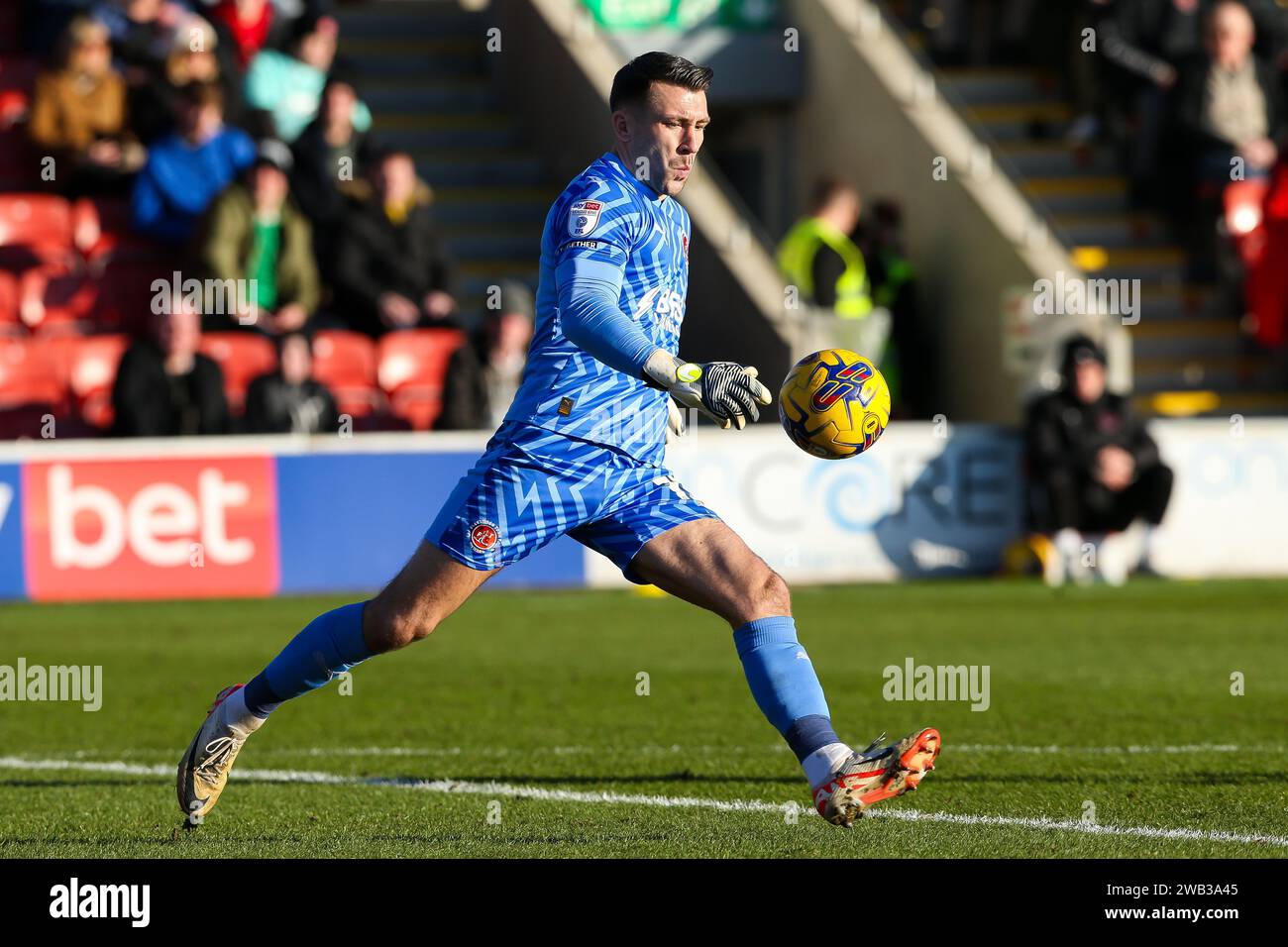 Fleetwood Town goalkeeper Jay Lynch during the Sky Bet League One match ...