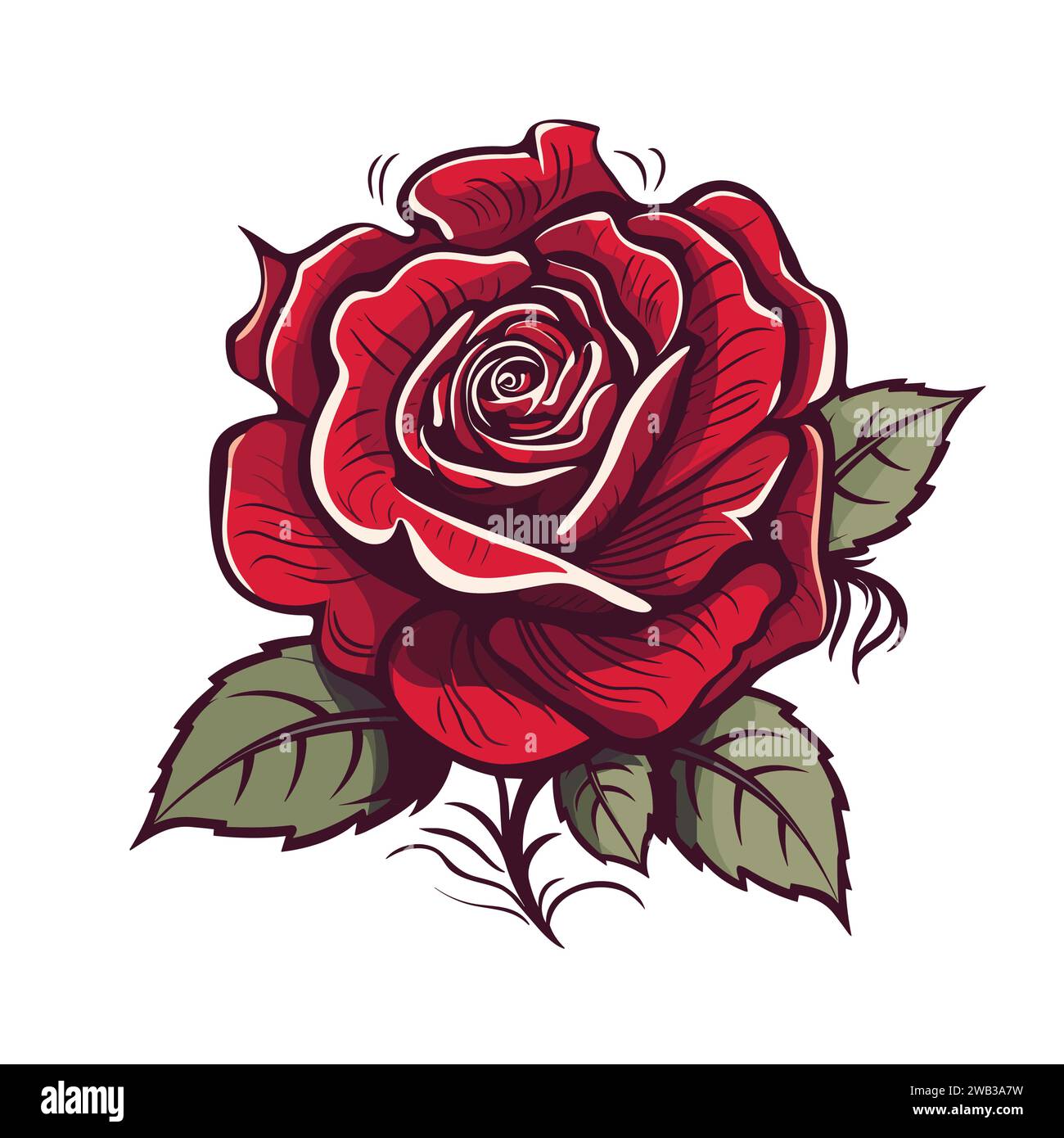 rose design element Stock Vector Image & Art - Alamy
