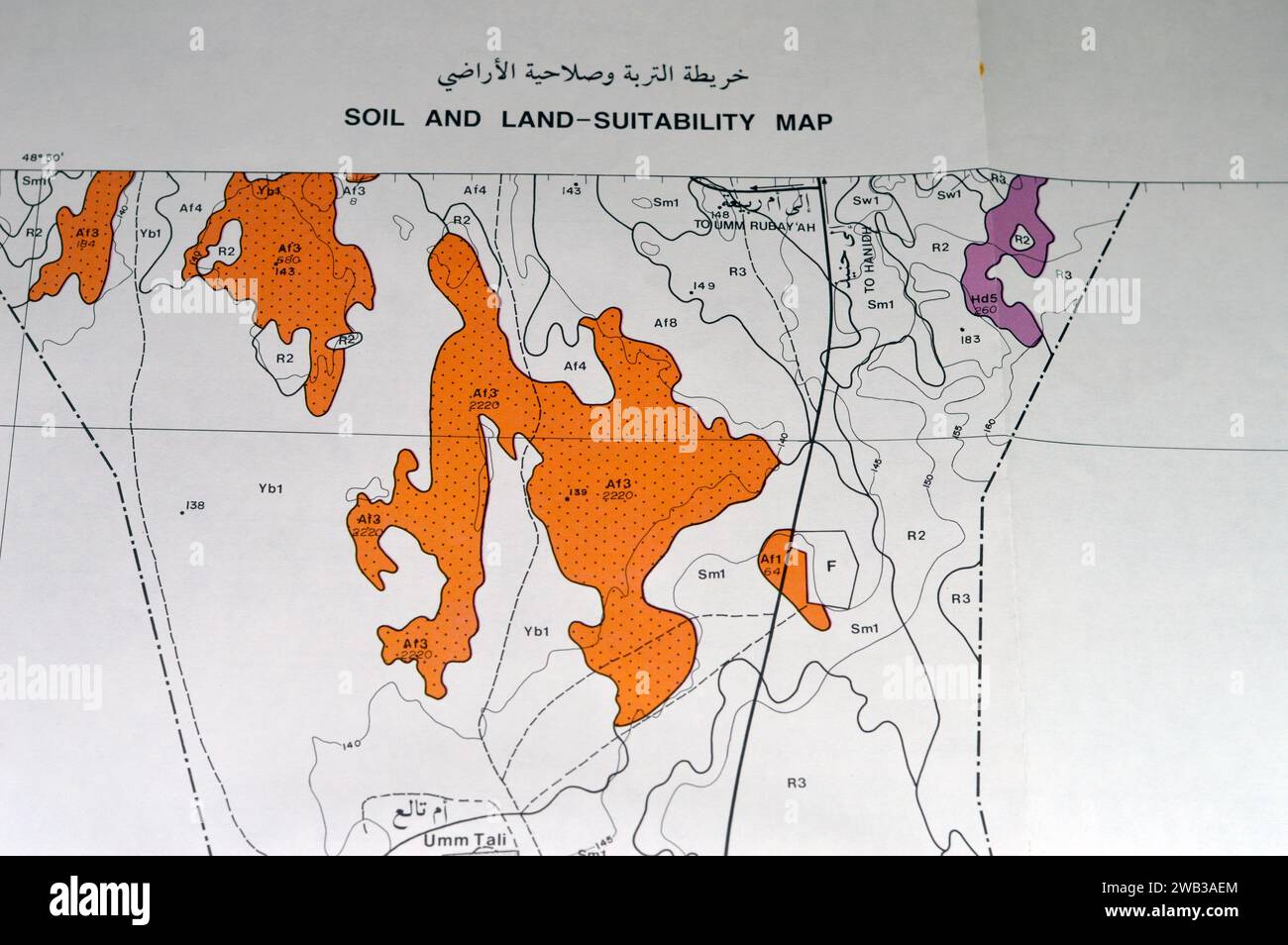 Cairo, Egypt, January 2 2024: Detailed soil survey of Hanidh and ...