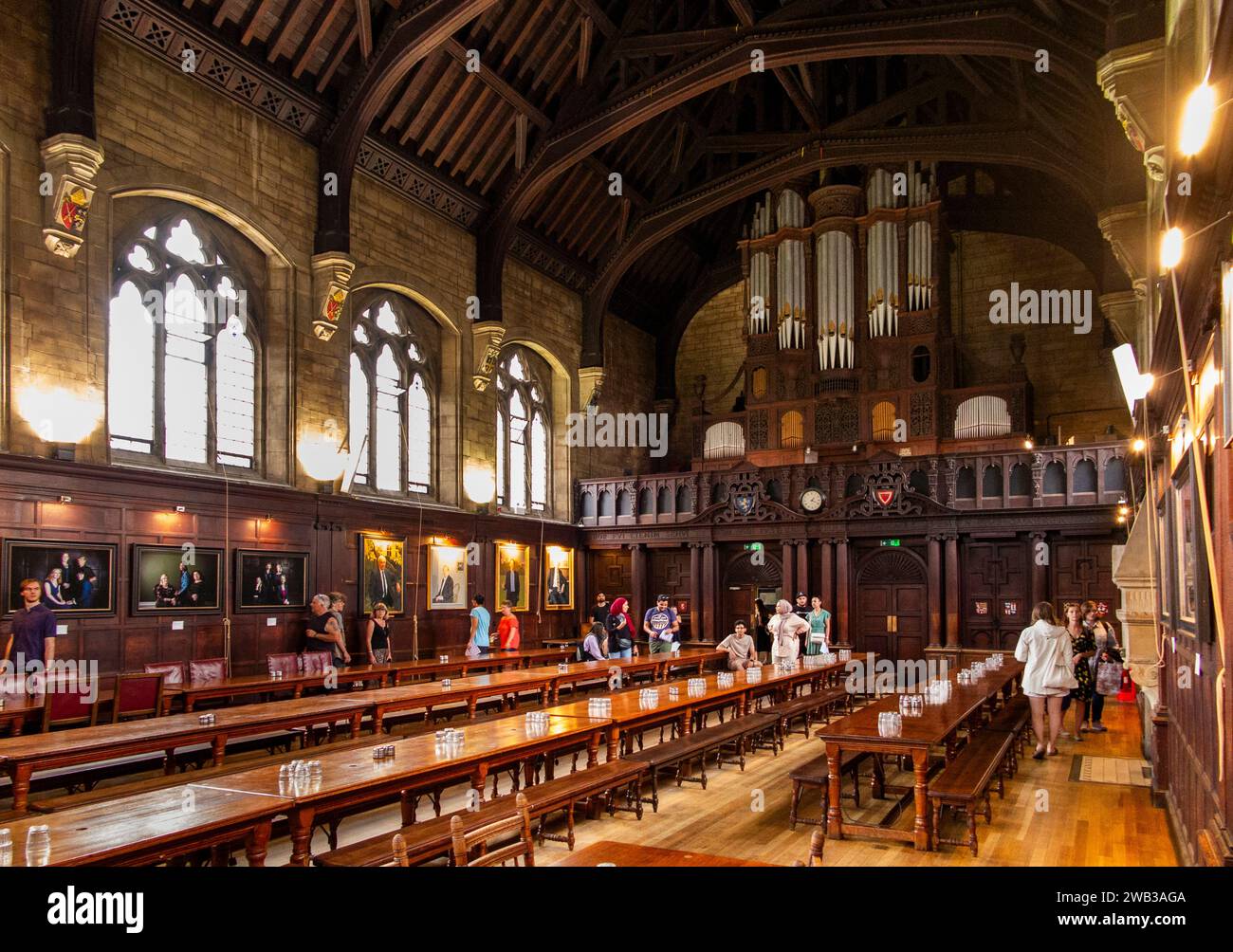UK, England, Oxfordshire, Oxford, Balliol College, visitors in 1877 ...