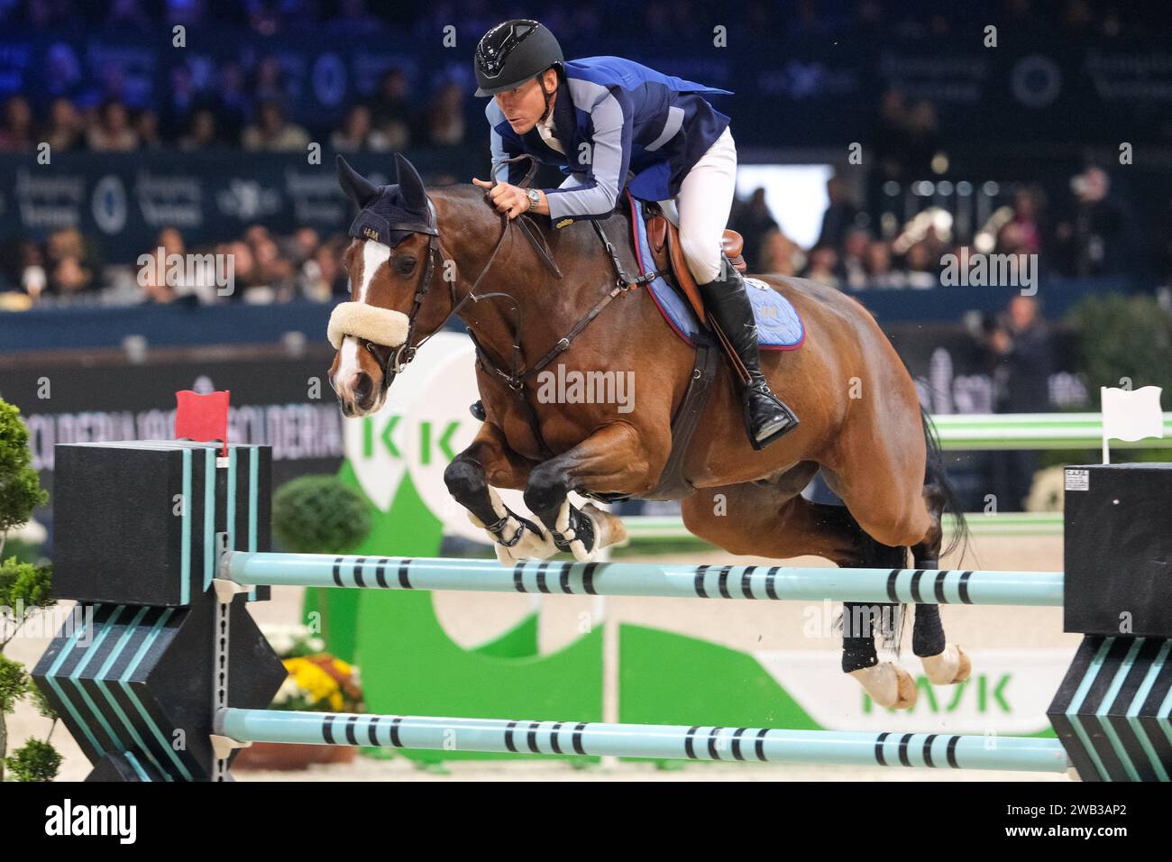 Peder Fredricson in action during the CSI5* - W Longines FEI World Cup ...