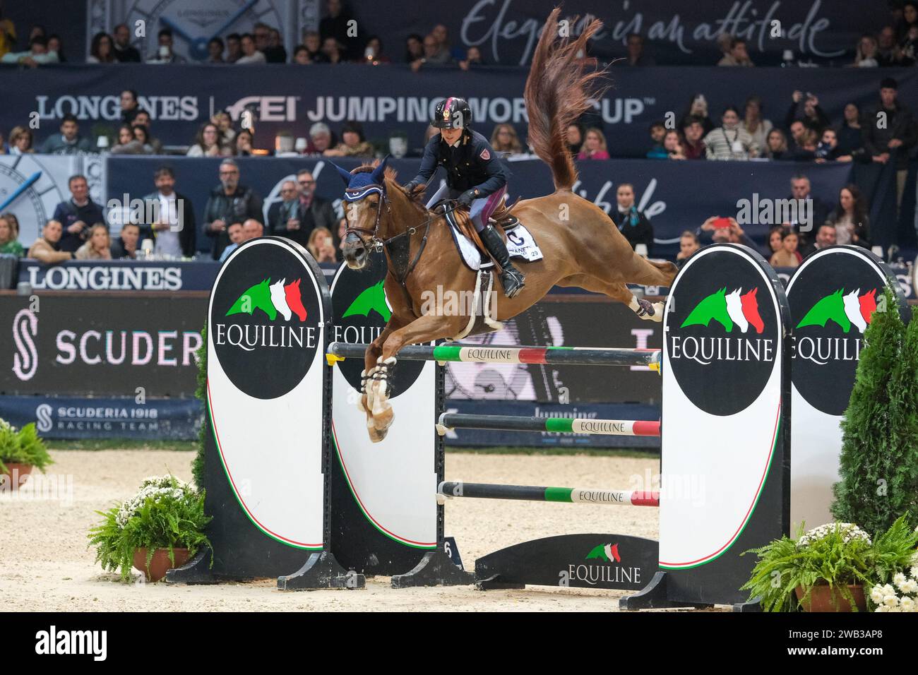 Francesca Ciriesi in action during the CSI5* - W Longines FEI World Cup ...