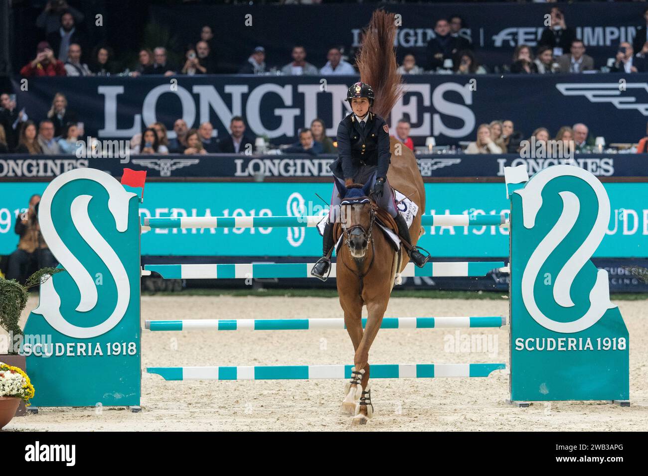 Francesca Ciriesi in action during the CSI5* - W Longines FEI World Cup ...