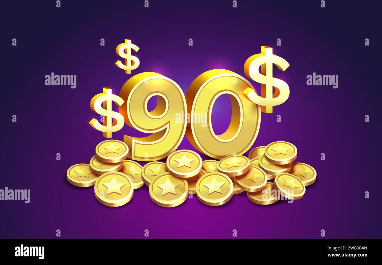 90 dollar Stock Vector Images - Alamy