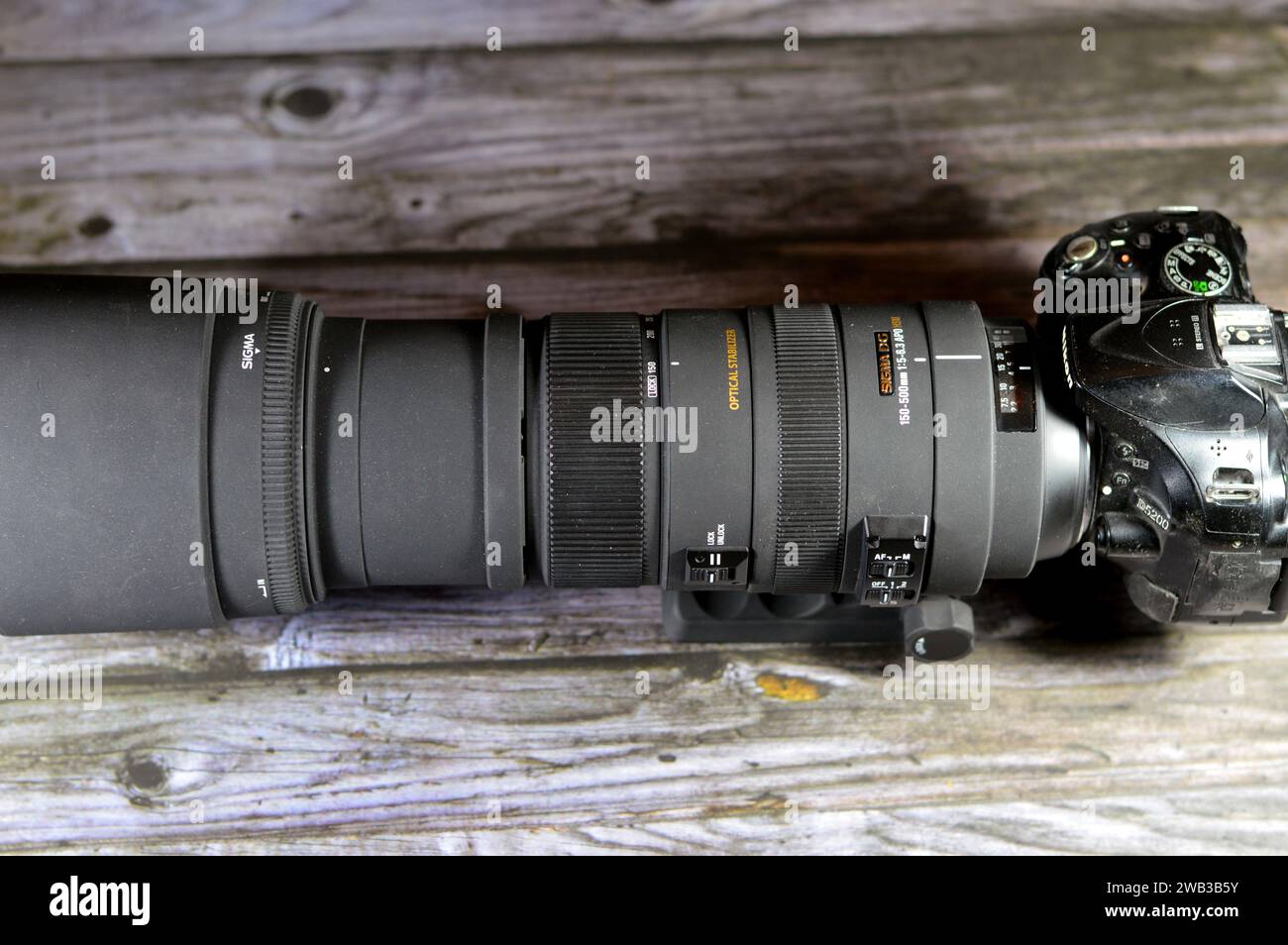 Cairo, Egypt, January 6 2024: The Sigma APO 150-500mm F5-6.3 DG OS HSM ...