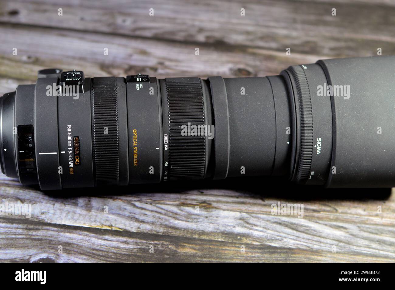 Cairo, Egypt, January 6 2024: The Sigma APO 150-500mm F5-6.3 DG OS HSM ...