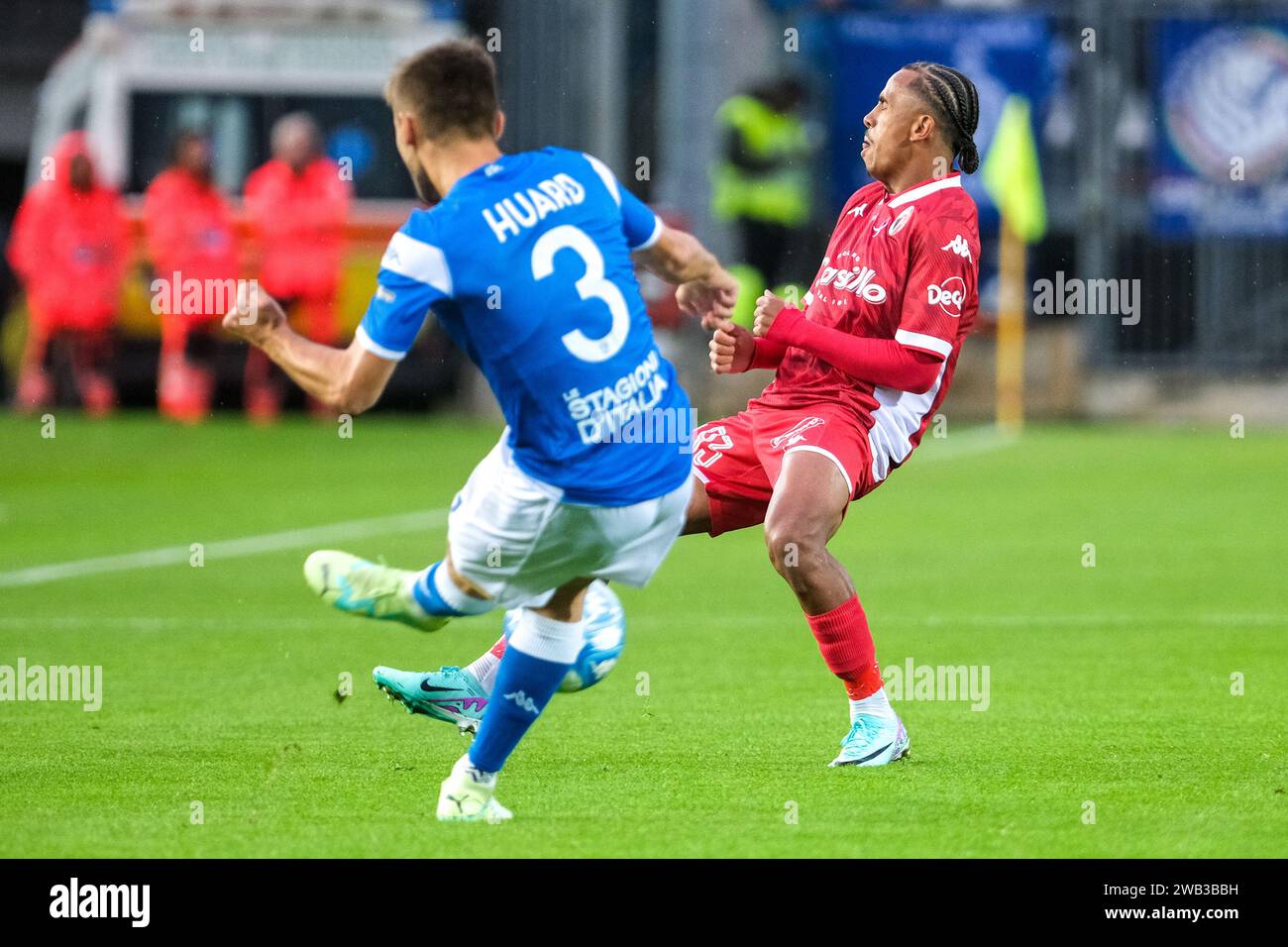 Mehdi Dorval of SSC Bari during the Italian Serie B soccer championship ...