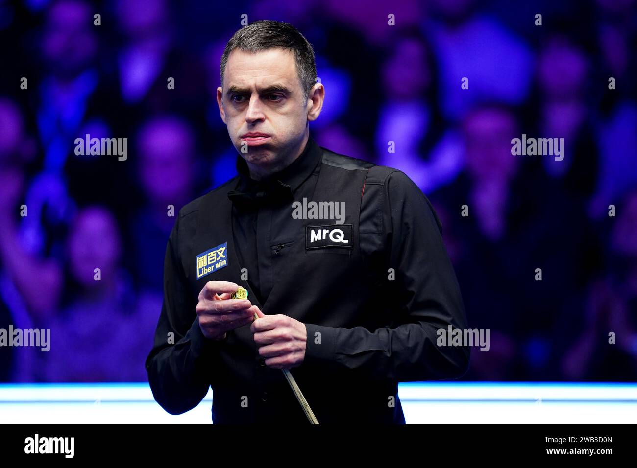 Ronnie O’Sullivan during his match against Ding Junhui on day two of ...