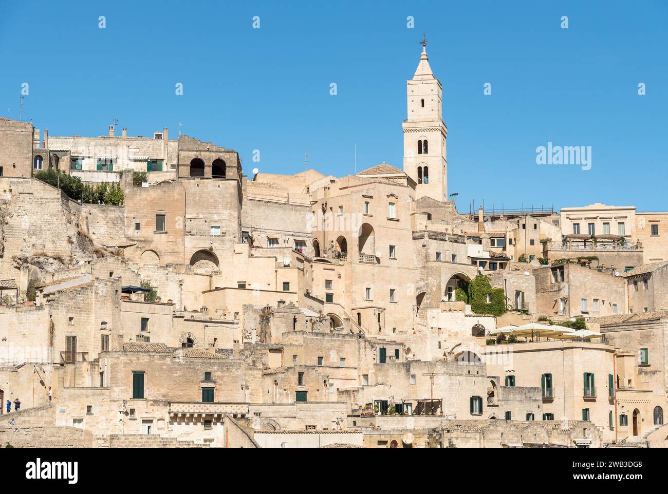 Matera, ancient town (Sassi di Matera), Basilicata, Southern Italy. Unesco World Heritage Site ...
