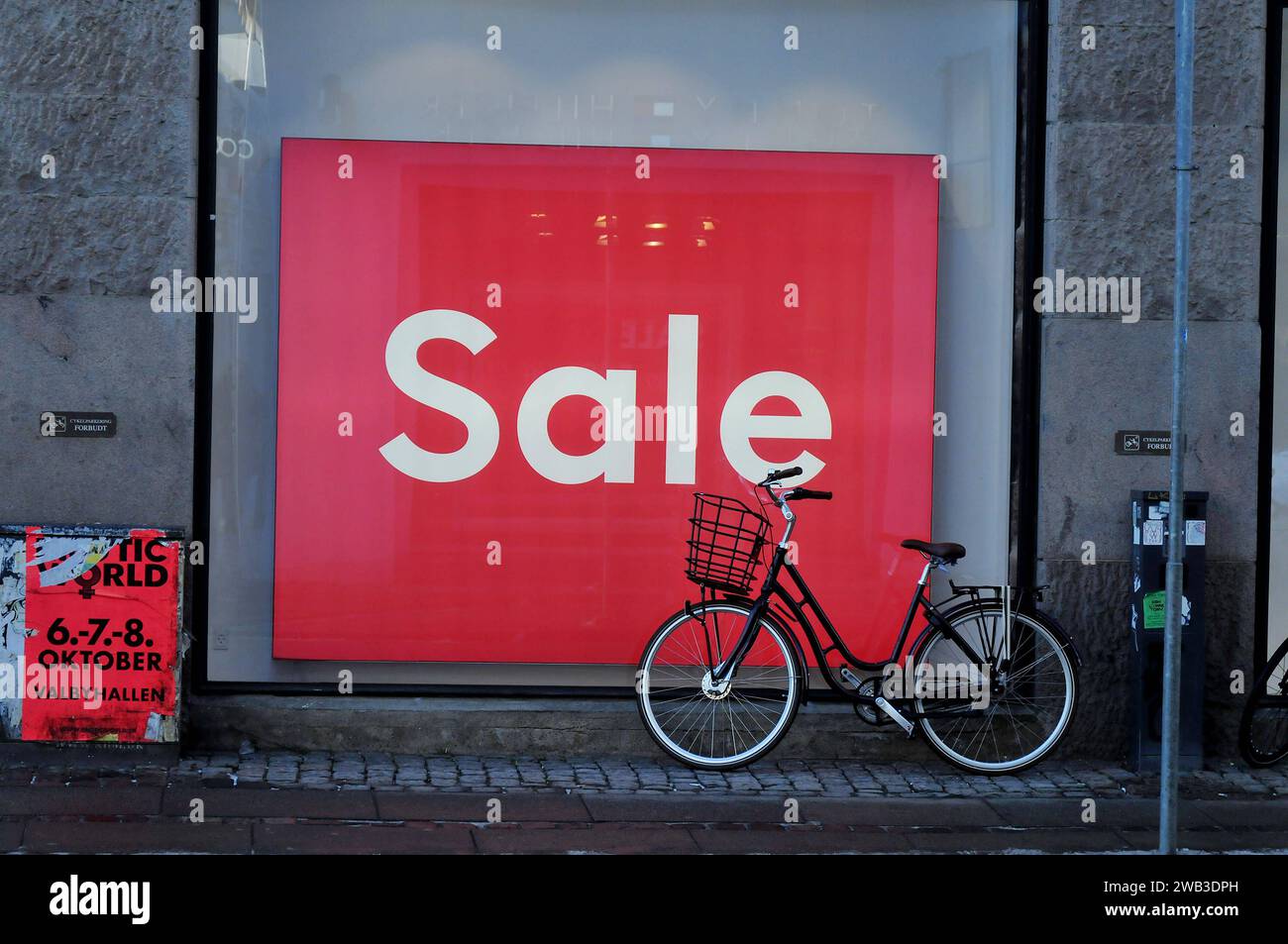 Copenhagen, Denmark /08 January 2024/. Sale at swedish retail store in ...