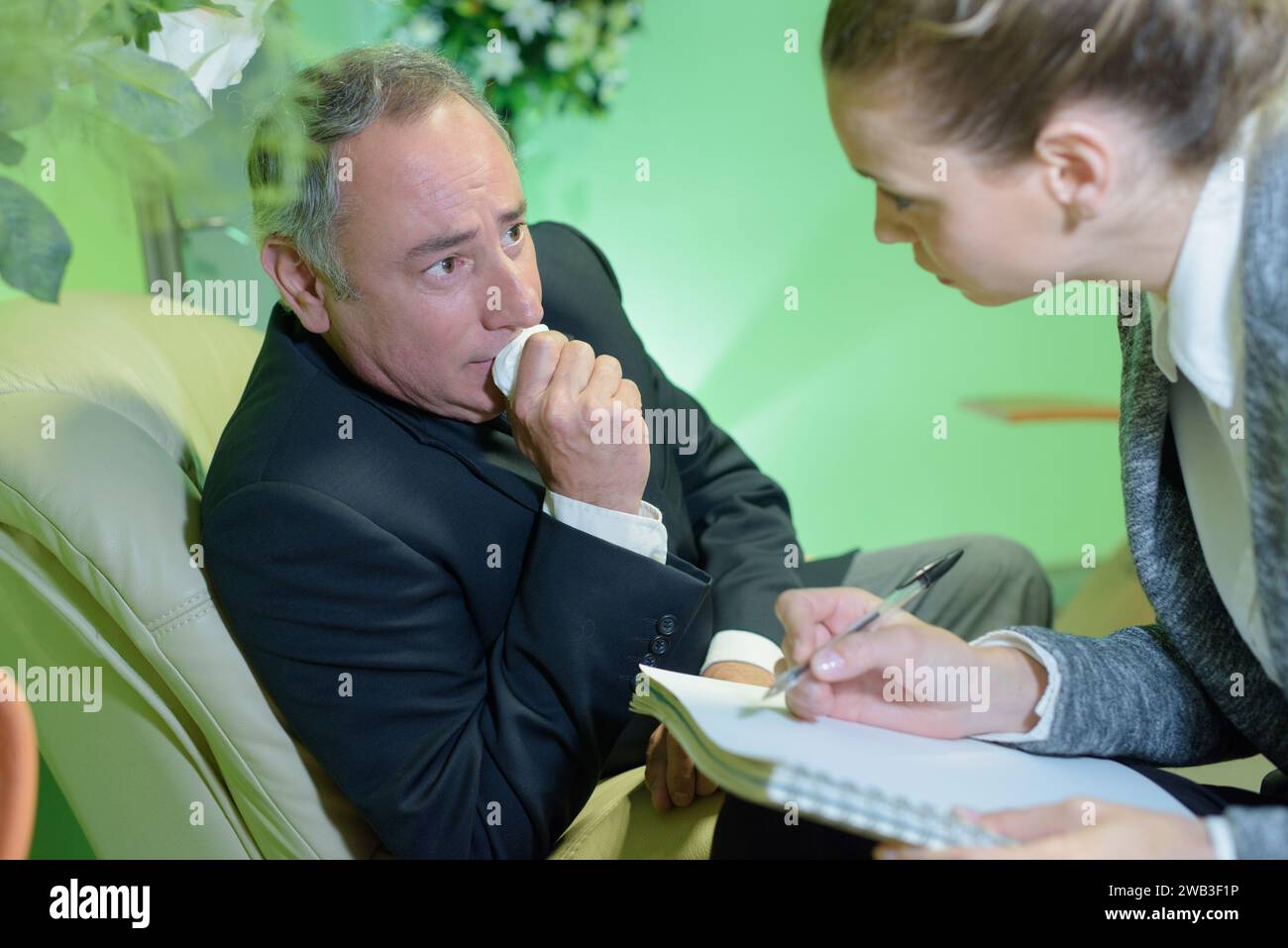 portrait of a sad man Stock Photo - Alamy