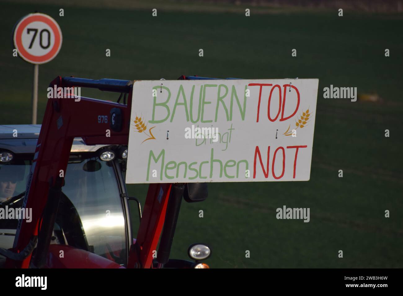 farmer protest in Germany in January 2024 Stock Photo - Alamy