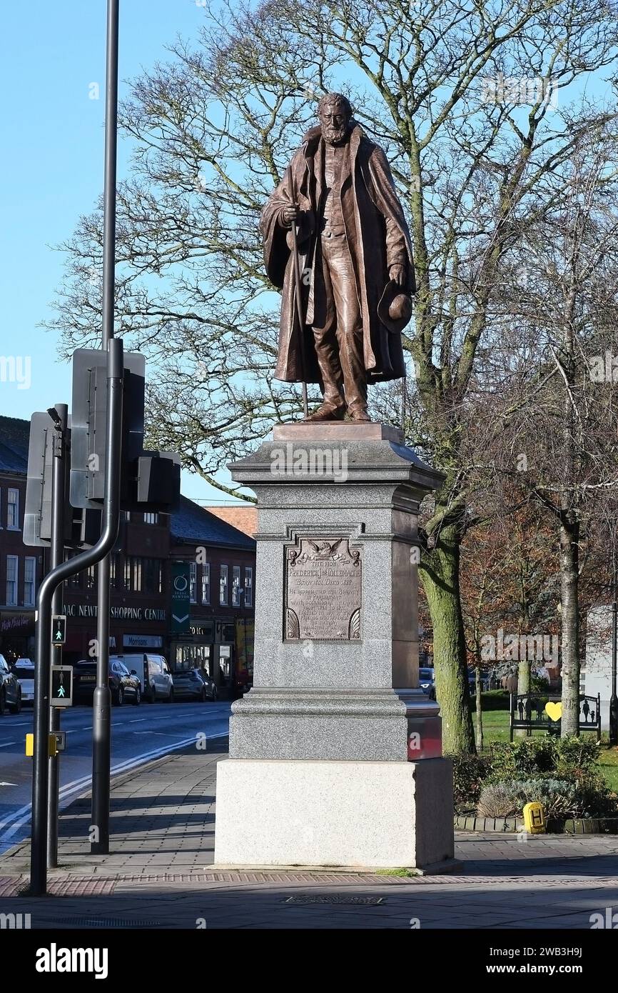 The Hon. Frederick Tollemache statue Grantham Lincs. 2024 Stock Photo ...