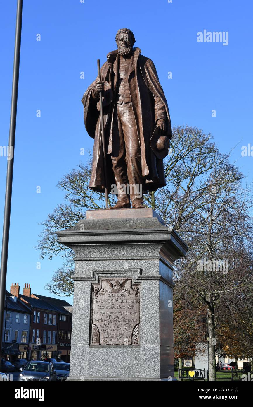 The Hon. Frederick Tollemache statue Grantham Lincs. 2024 Stock Photo ...