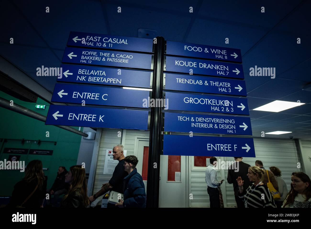 AMSTERDAM - Signage at the Horecava, the largest Dutch catering trade ...