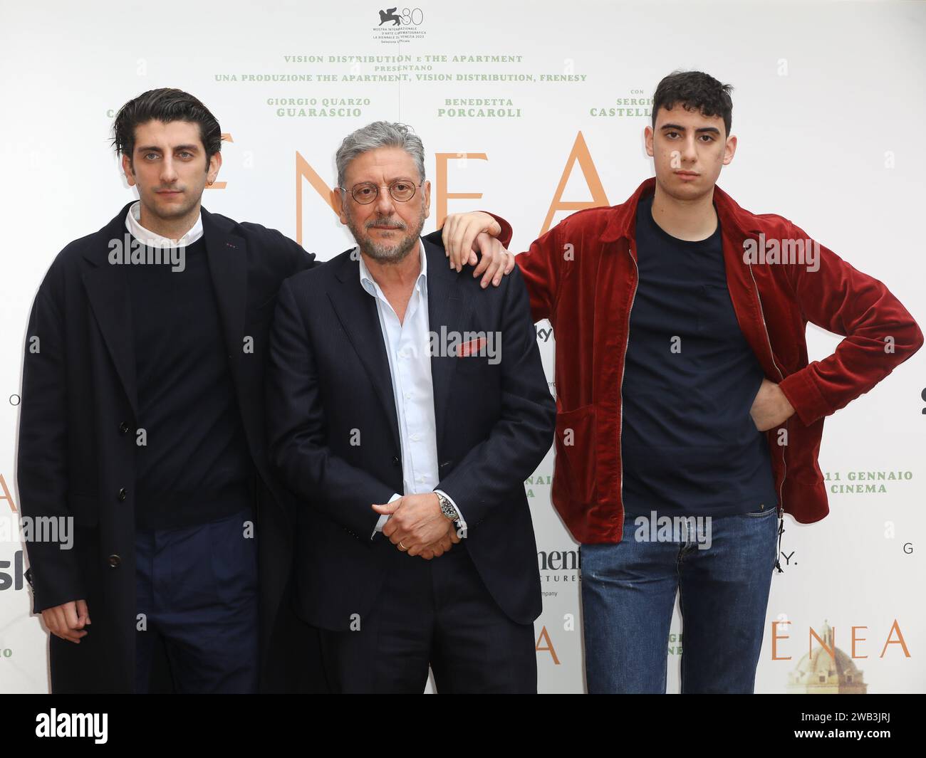 Rome, Italy. 08th Jan, 2024. Rome, Hotel De la Ville, photocall for the ...