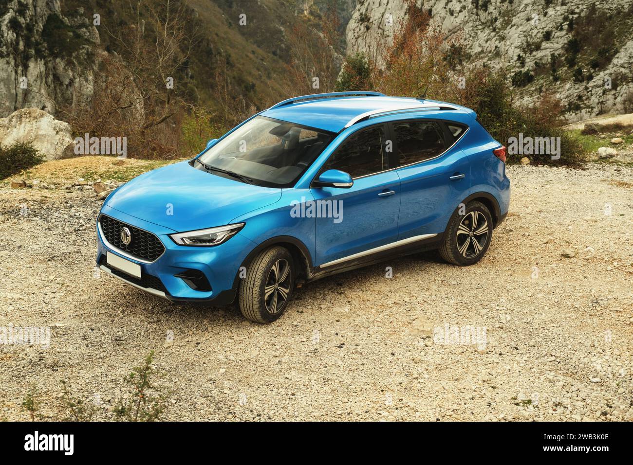 Tirana, Albania - November 30, 2023: A photo capturing the front view ...