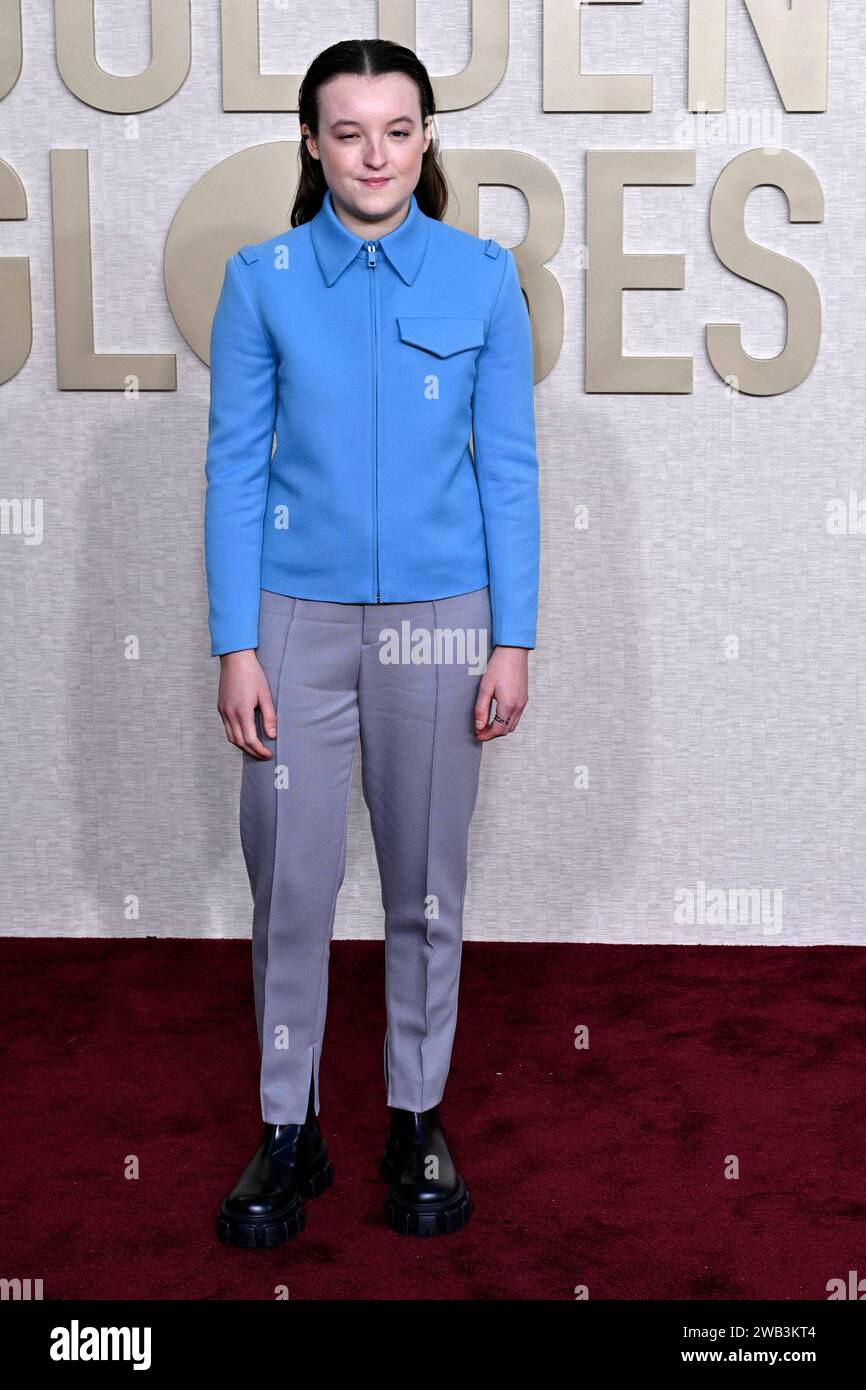 Bella Ramsey bei der Verleihung der 81. Golden Globe Awards im Beverly ...