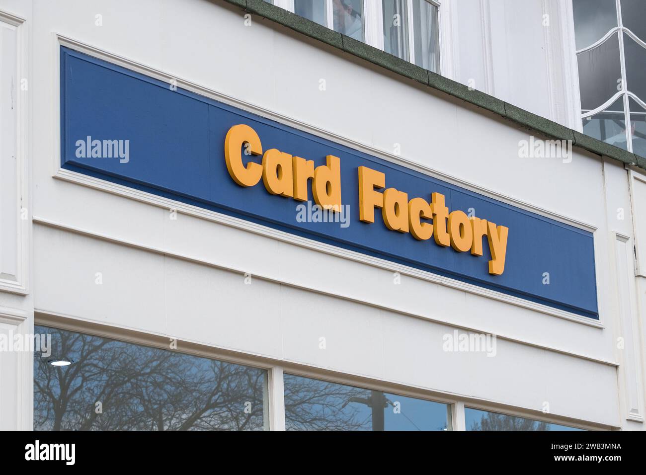Edinburgh, United Kingdom. 17 March 2017 : Card Factory, Logo sign from ...