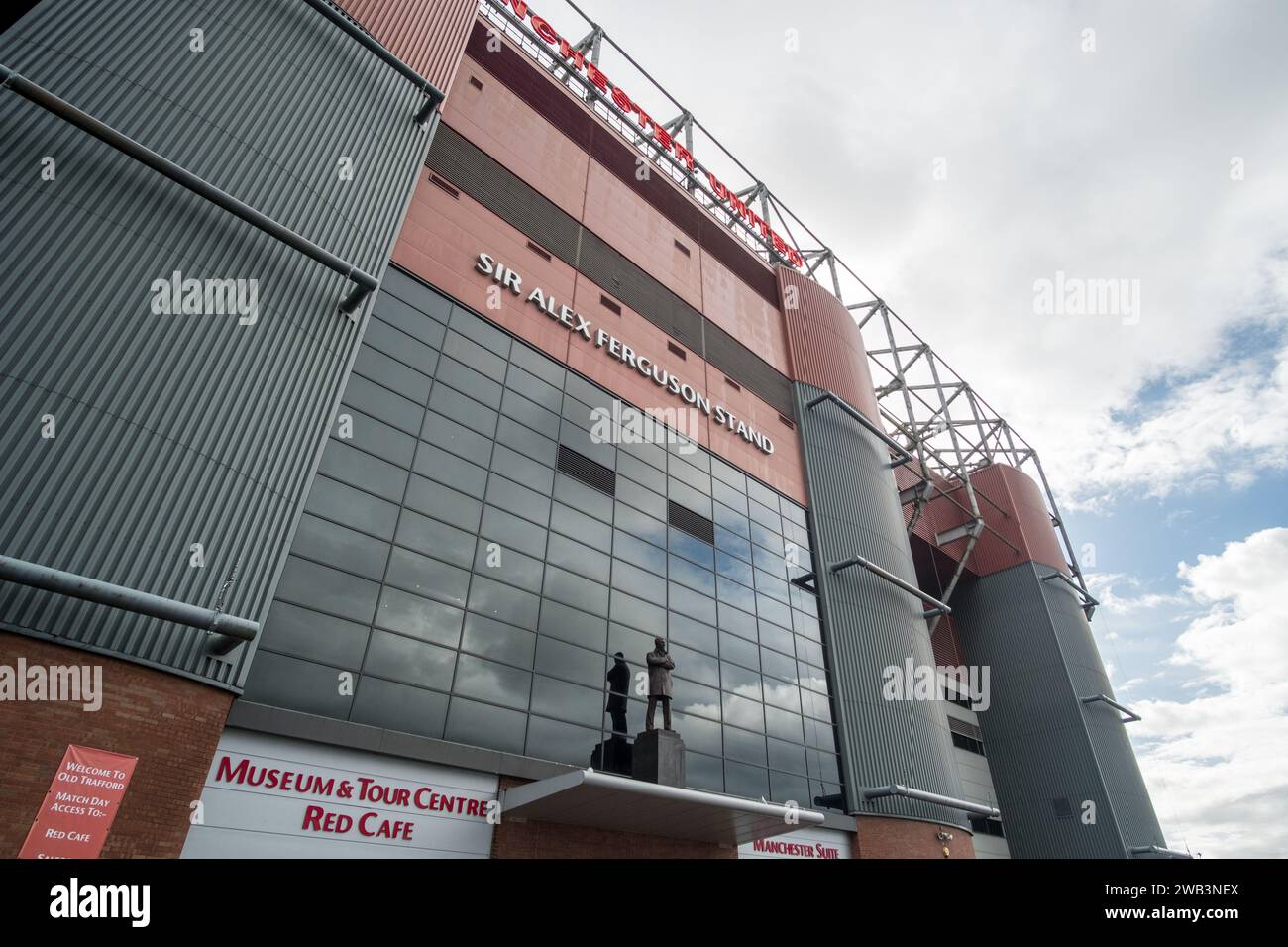 Manchester, England - 5 October 2017 : Old Trafford stadium the home of ...