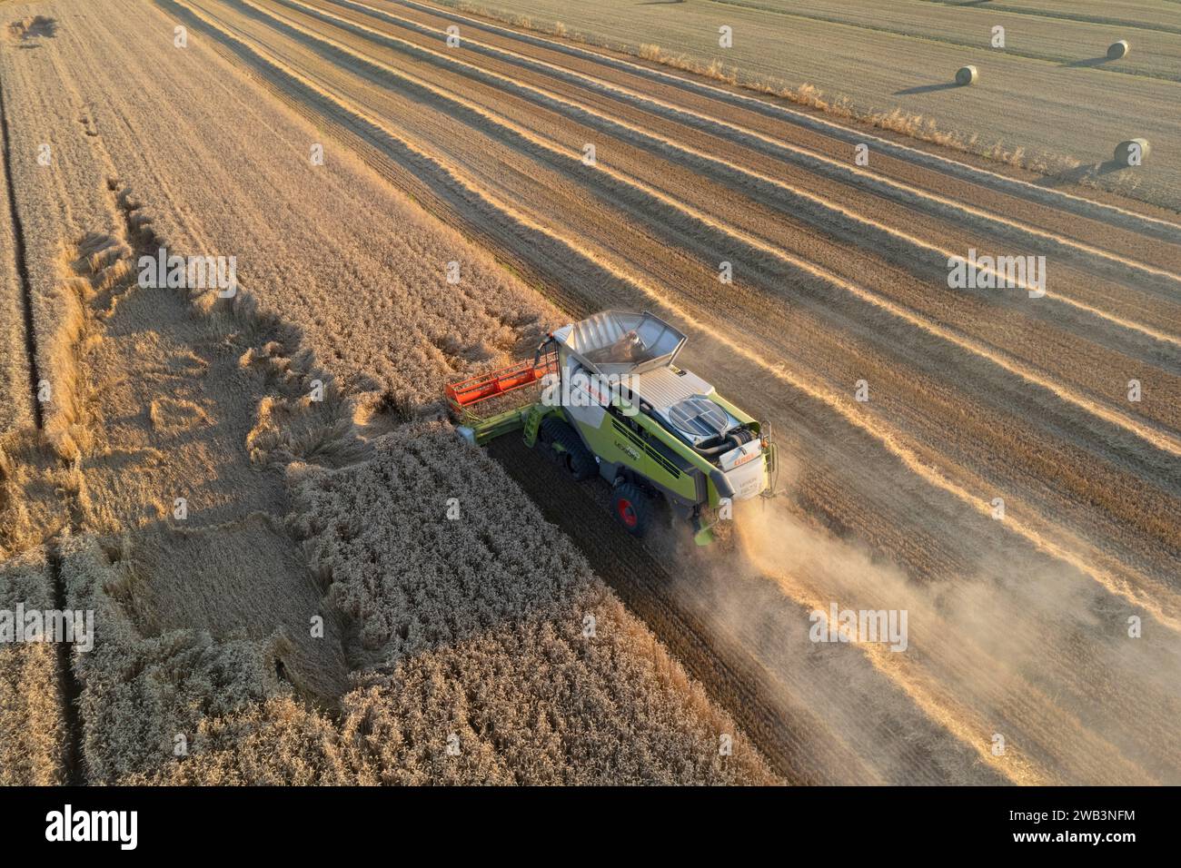 Soarza, Italy - June 23 2023 Claas 780 Lexion Combine Harvester ...