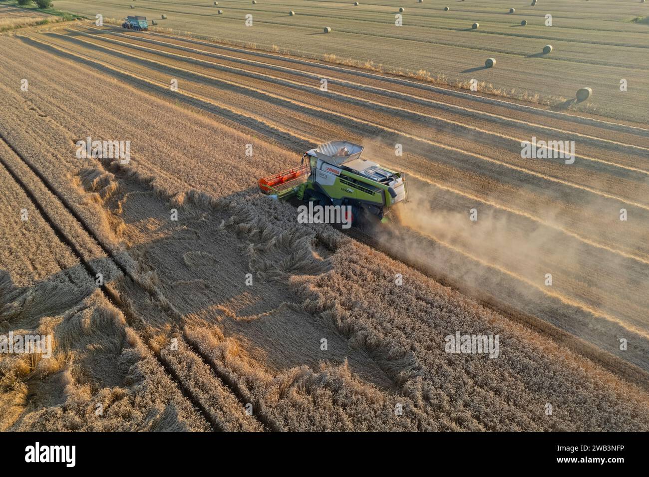 Soarza, Italy - June 23 2023 Claas 780 Lexion Combine Harvester ...