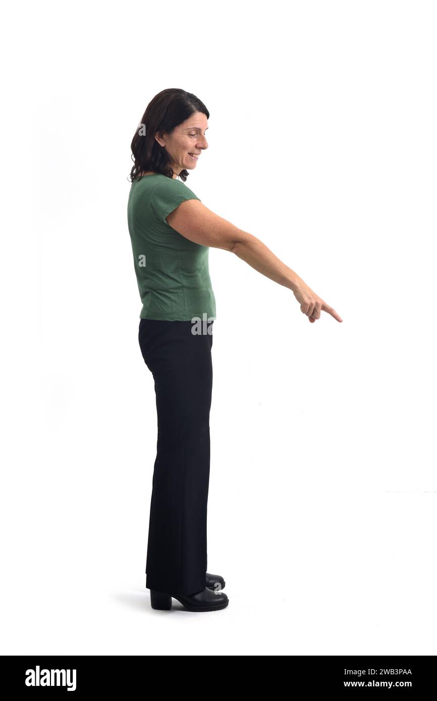 Pointing down Cut Out Stock Images & Pictures - Alamy