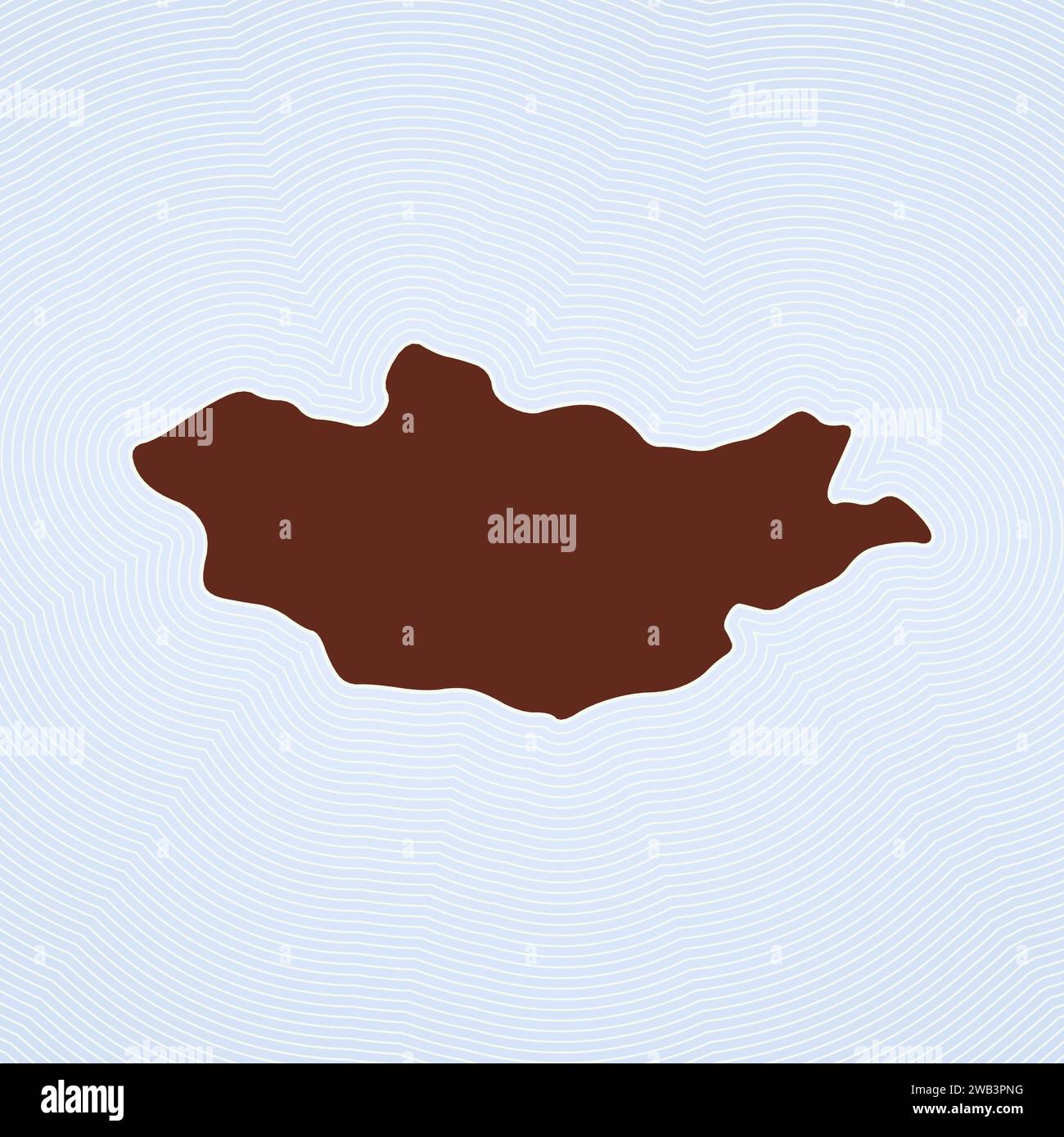 Mongolia digital map hi-res stock photography and images - Alamy