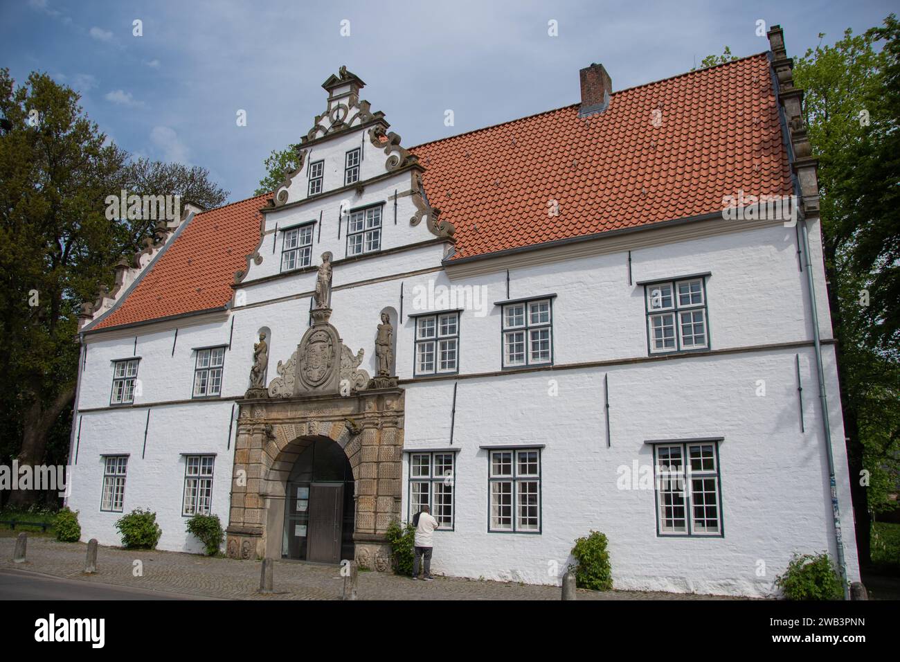 Husum, Germany 14 May 2023, The historic building “Torhaus Husumer ...