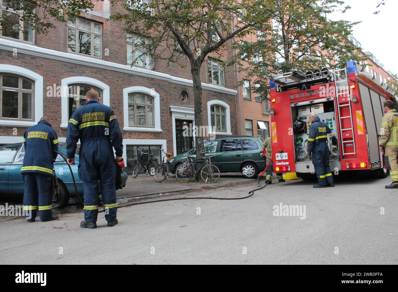 Copenhagen fire brigade cleaning up hi-res stock photography and images ...