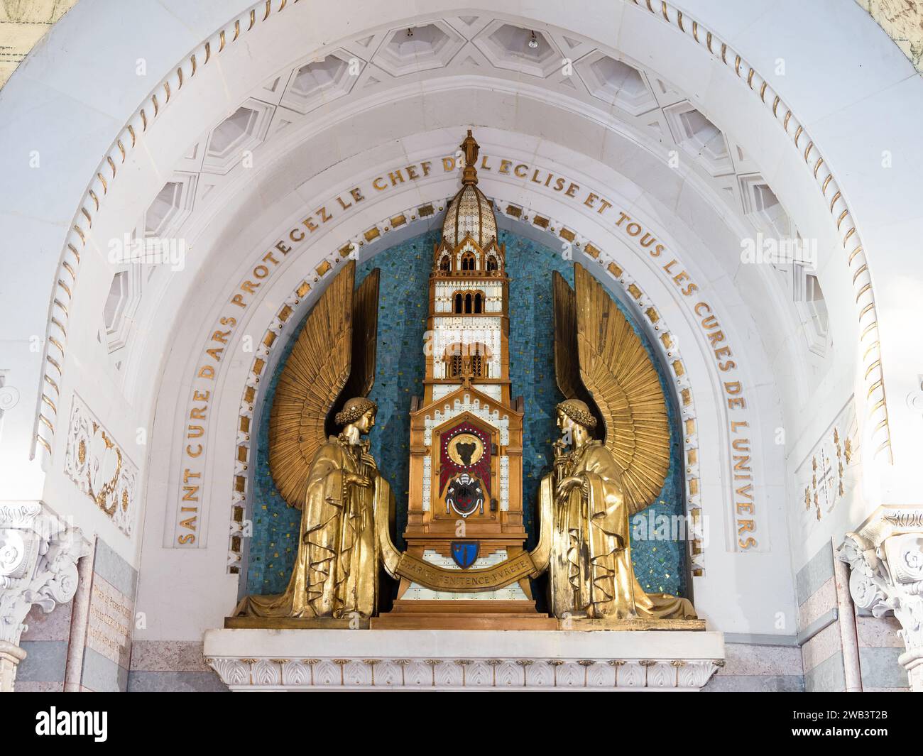 Ars sur Formans, France - October 13, 2023: Relic of the incorrupt ... Ars sur Formans, France - October 13, 2023: Relic of the incorrupt ...