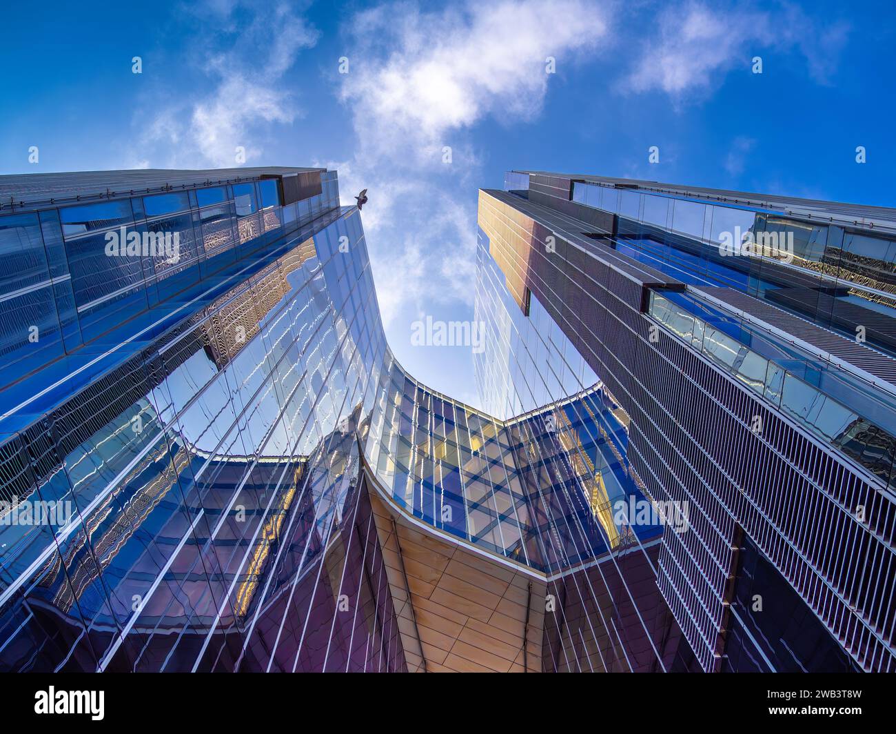 Barcelona, Spain - October 7, 2023: A part of a Gas Natural Building ...
