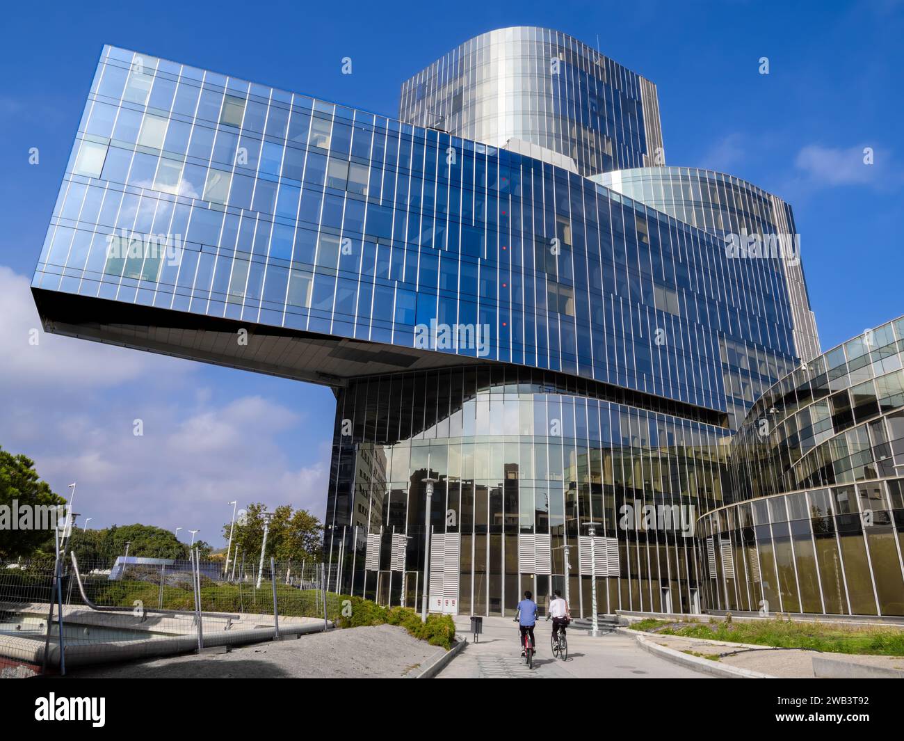Barcelona, Spain - October 7, 2023: Gas Natural Building, also known as ...