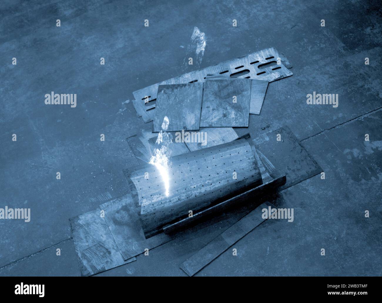 Laser metal cleaning. Metal cleaning with laser from rust. New modern ...