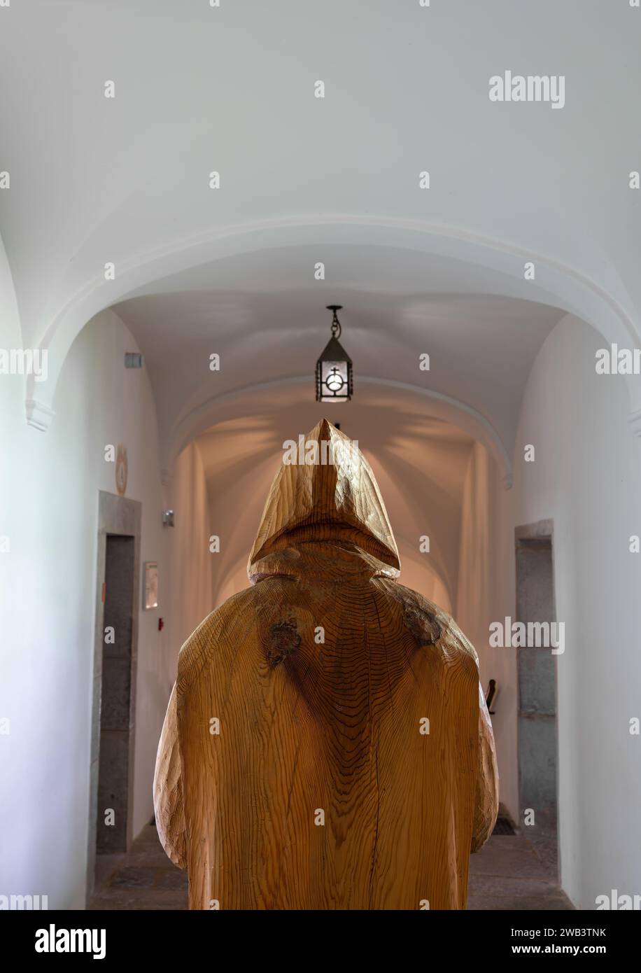 Grande Chartreuse, France - September 30, 2023: Corridor of the Grande ...