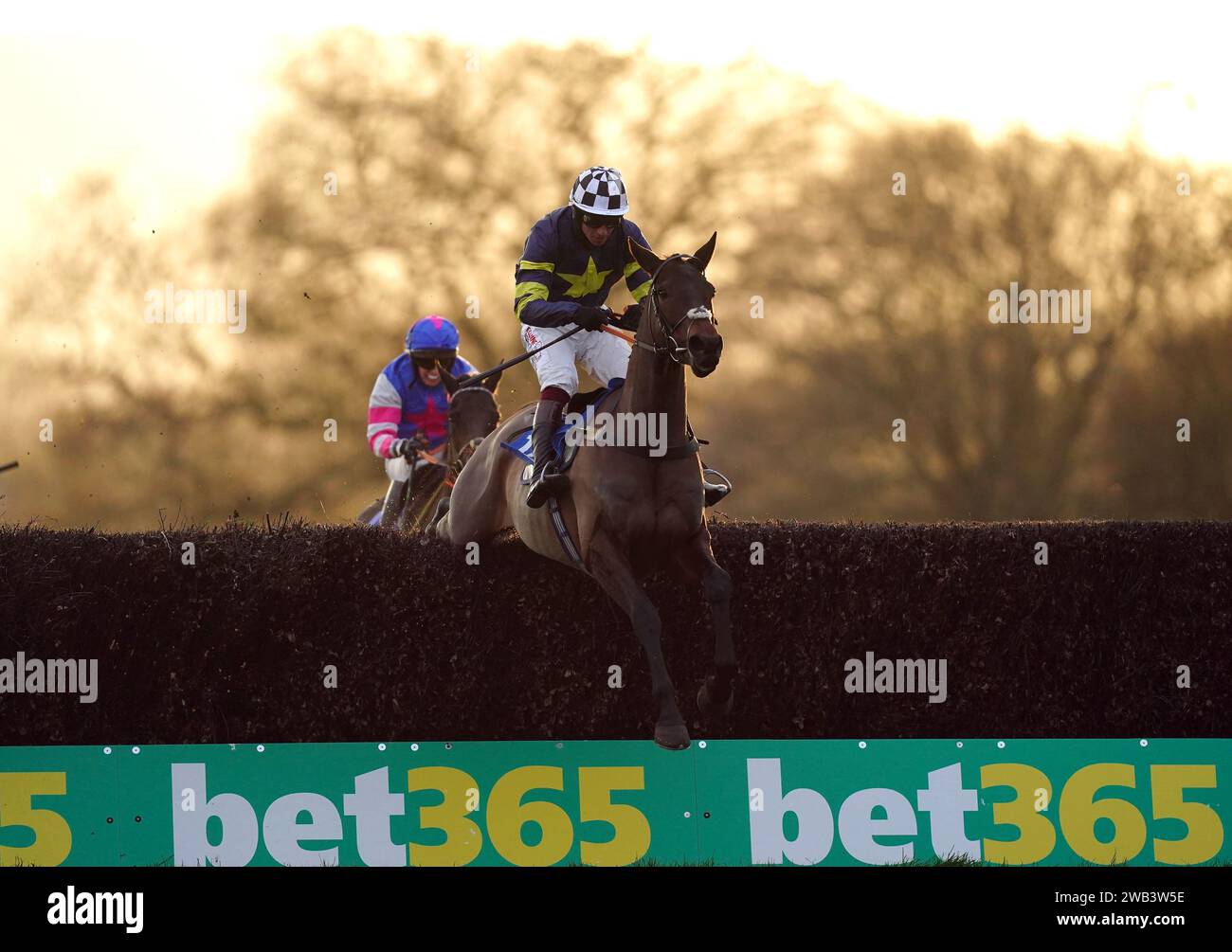 Regatta De Blanc ridden by William Biddick on their way to winning the ...