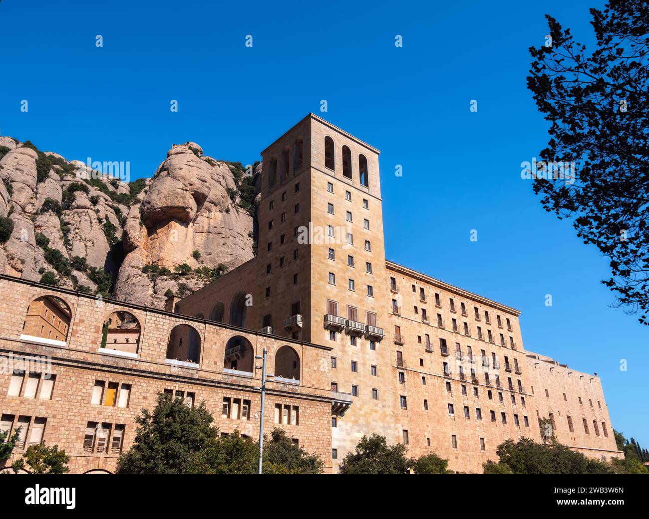 Montserrat, Spain - October 8, 2023: The famous Catholic monastery of ...