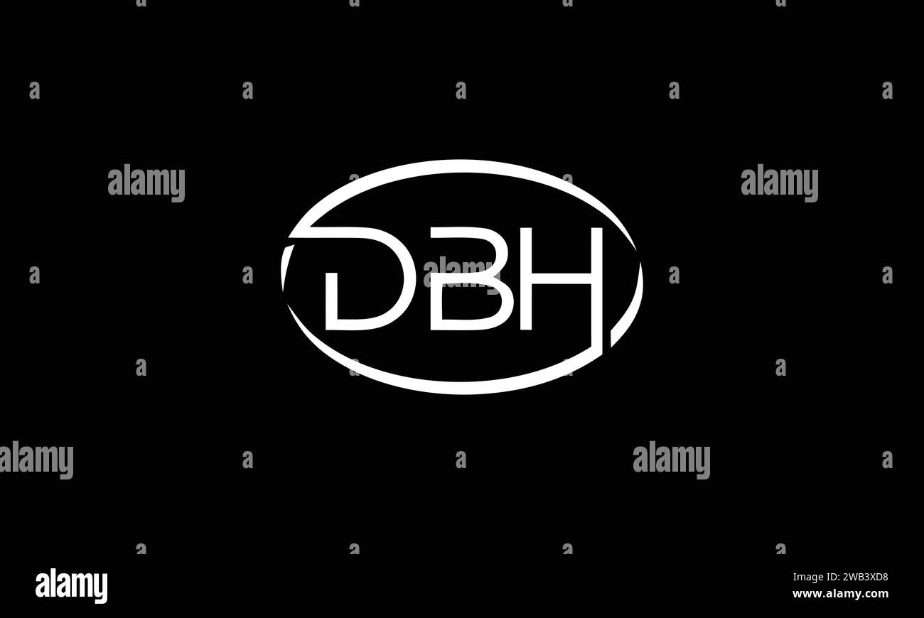 dbh letter for simple logo design Stock Vector Image & Art - Alamy